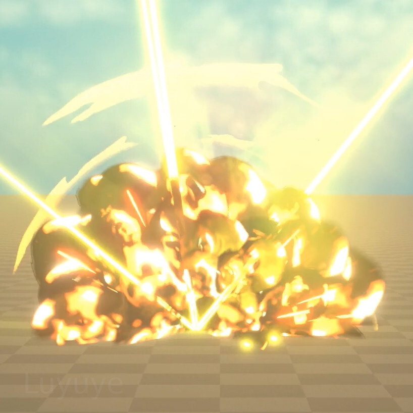 ArtStation - Stylized Explosion Effect