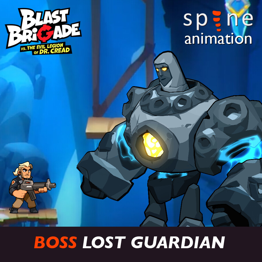 ArtStation - BLAST BRIGADE Boss LOST GUARDIAN