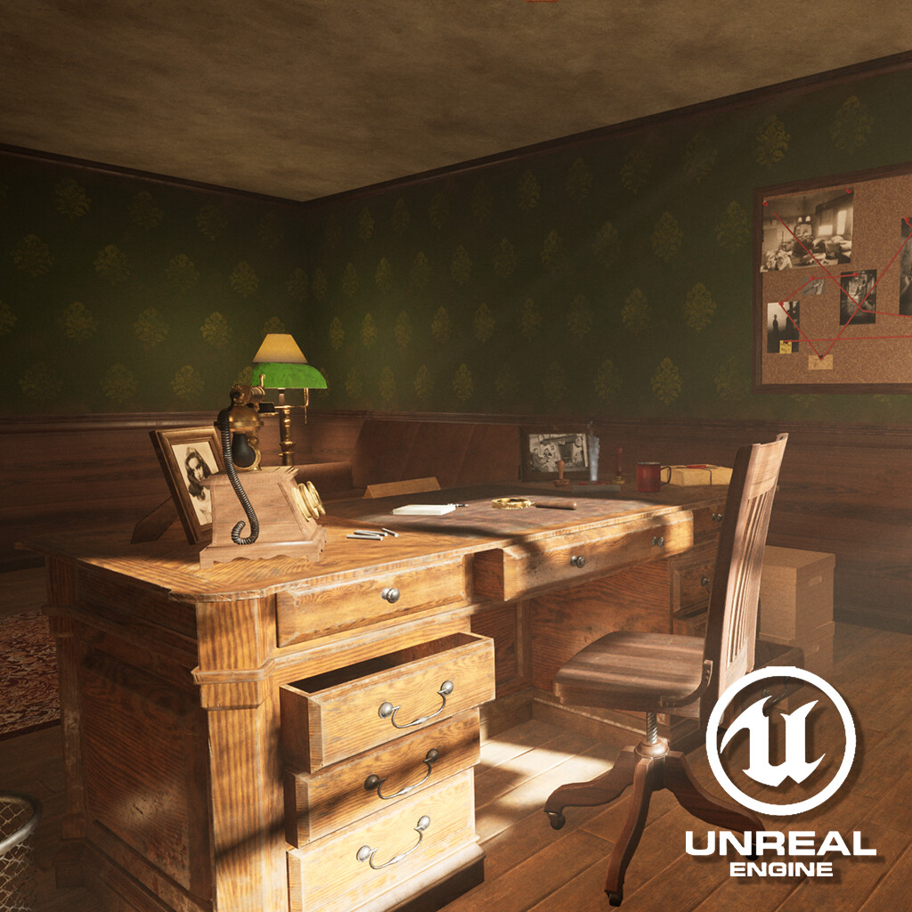 ArtStation - Inspector's office - UE5