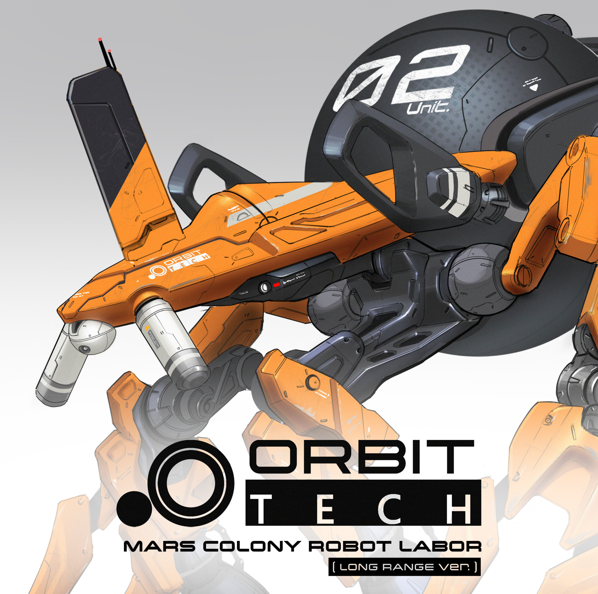 ArtStation - Mars Colony Robot Labor ( Long Range Ver. )