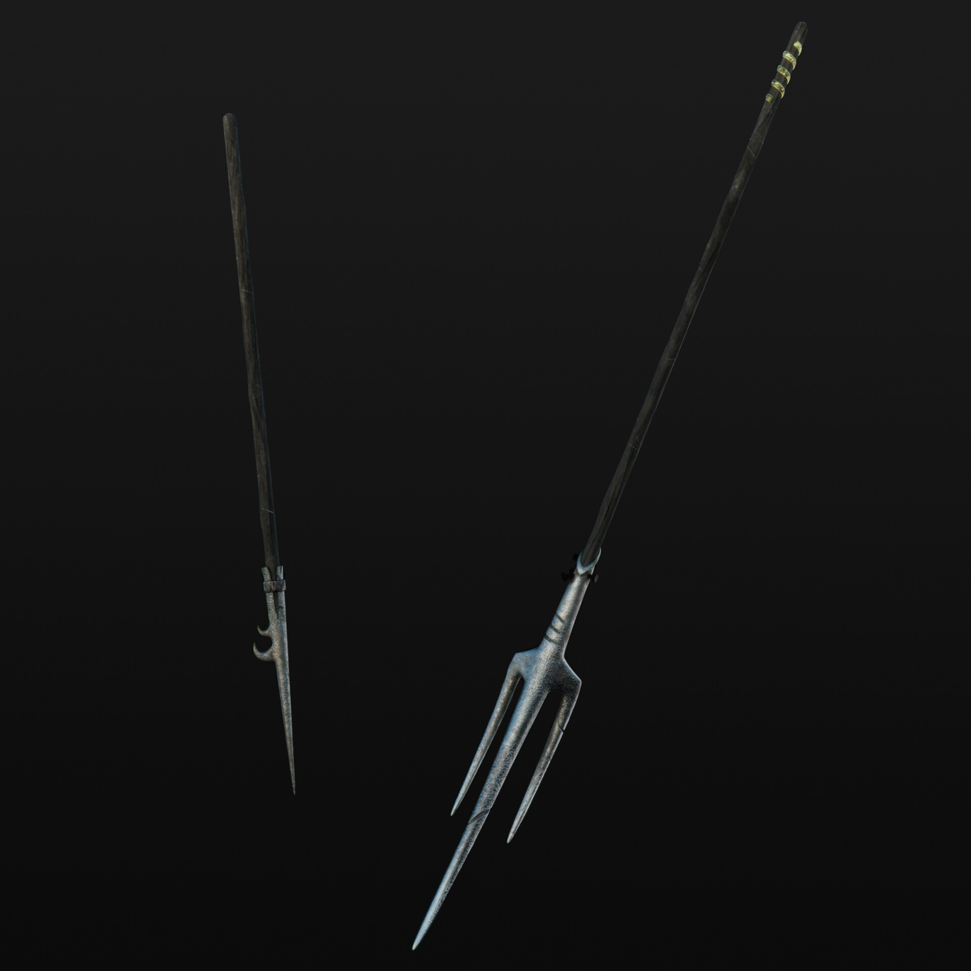 ArtStation - Trident and Harpoon