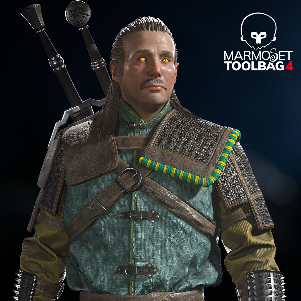 ArtStation - Vesemir - The Witcher