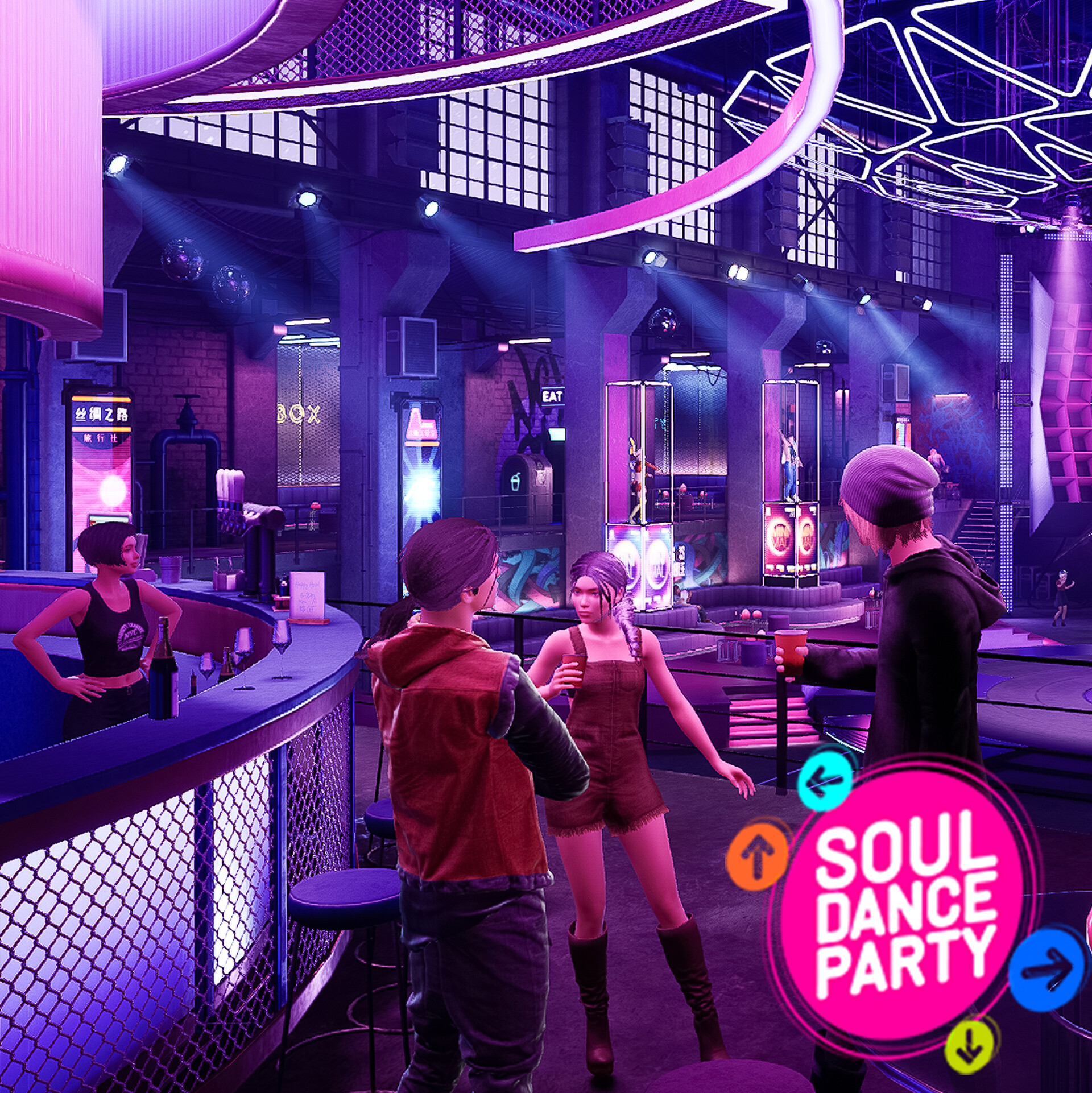 ArtStation - Night club. Concept Art and Level Art