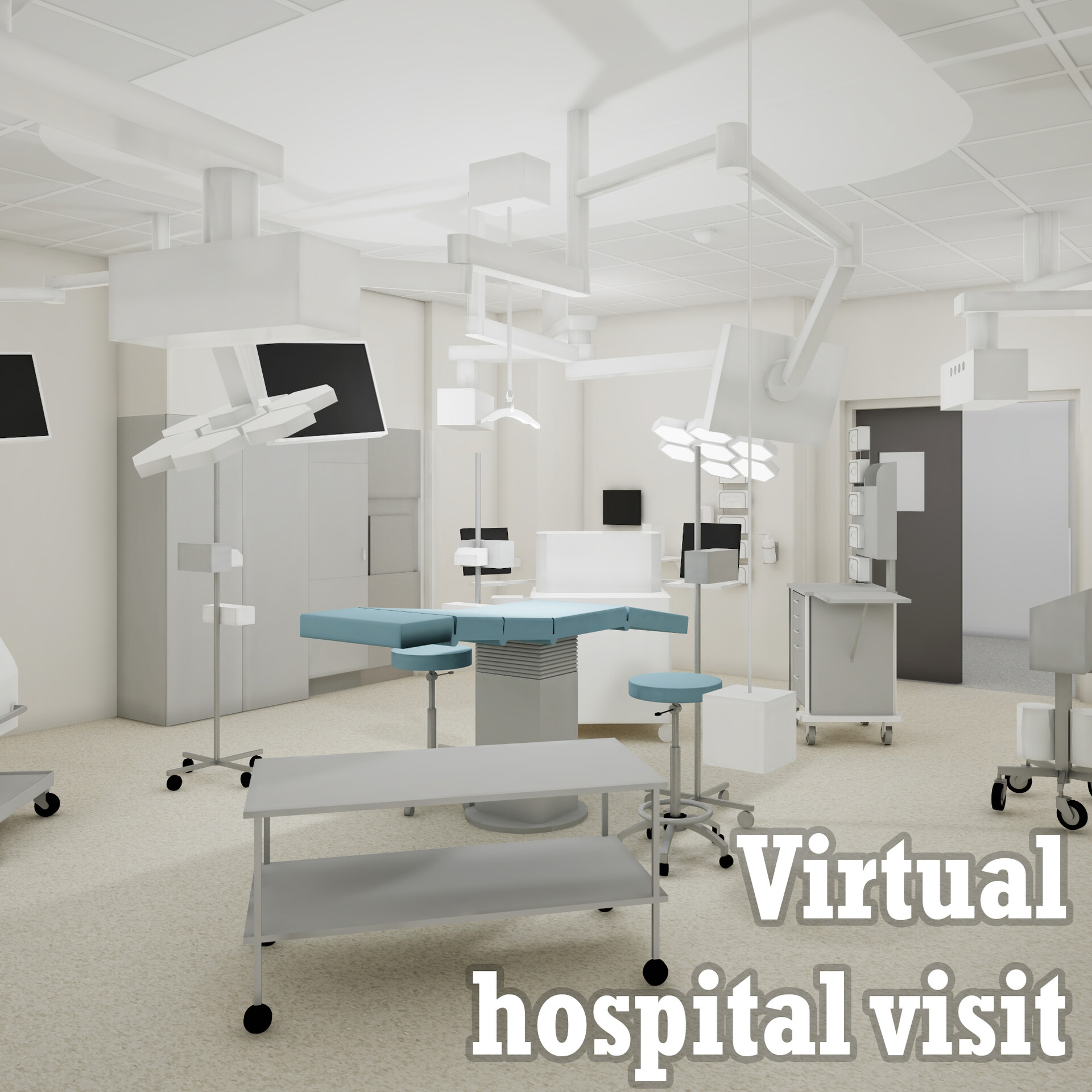 ArtStation - Virtual visit of a new hospital