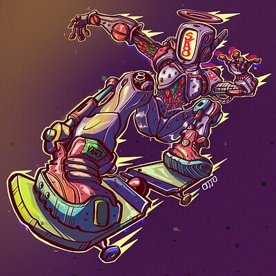 ArtStation - Sk8 Robot