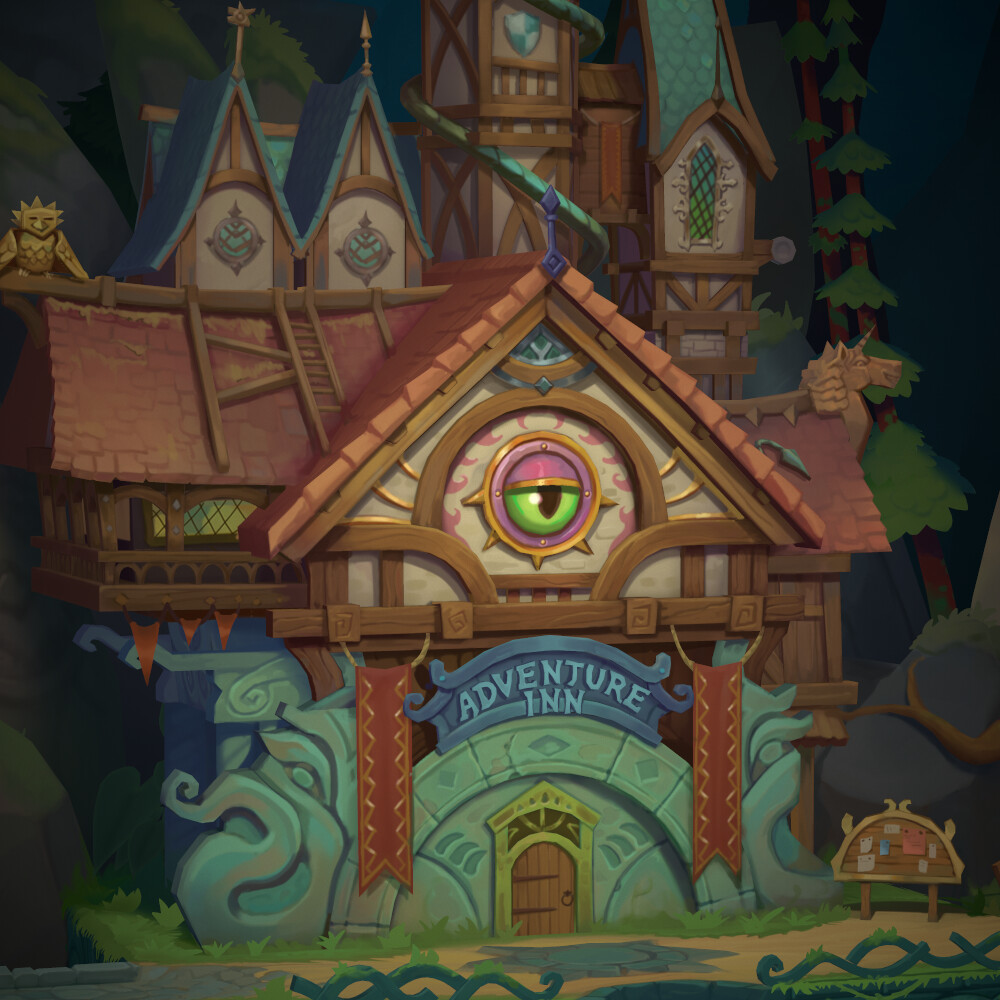 ArtStation - Adventure Inn Study - Brandon Ray