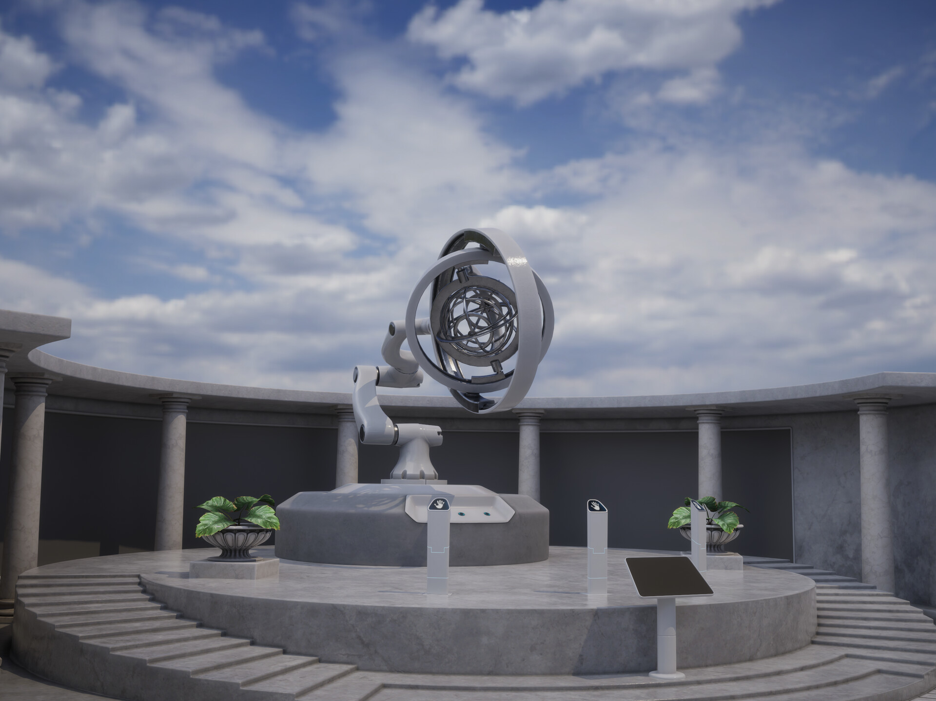 ArtStation - Lobby for VR ( Multiplayer scene)