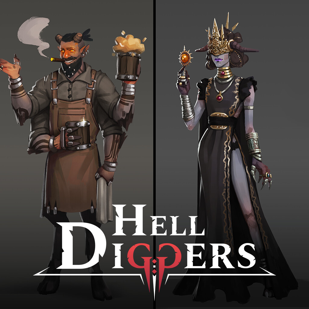 ArtStation - Hell Diggers - Creature concepts 2