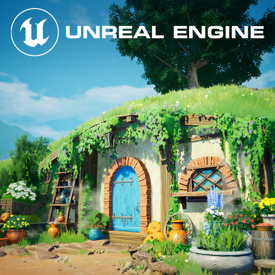 ArtStation - UE4 Stylized Hobbiton