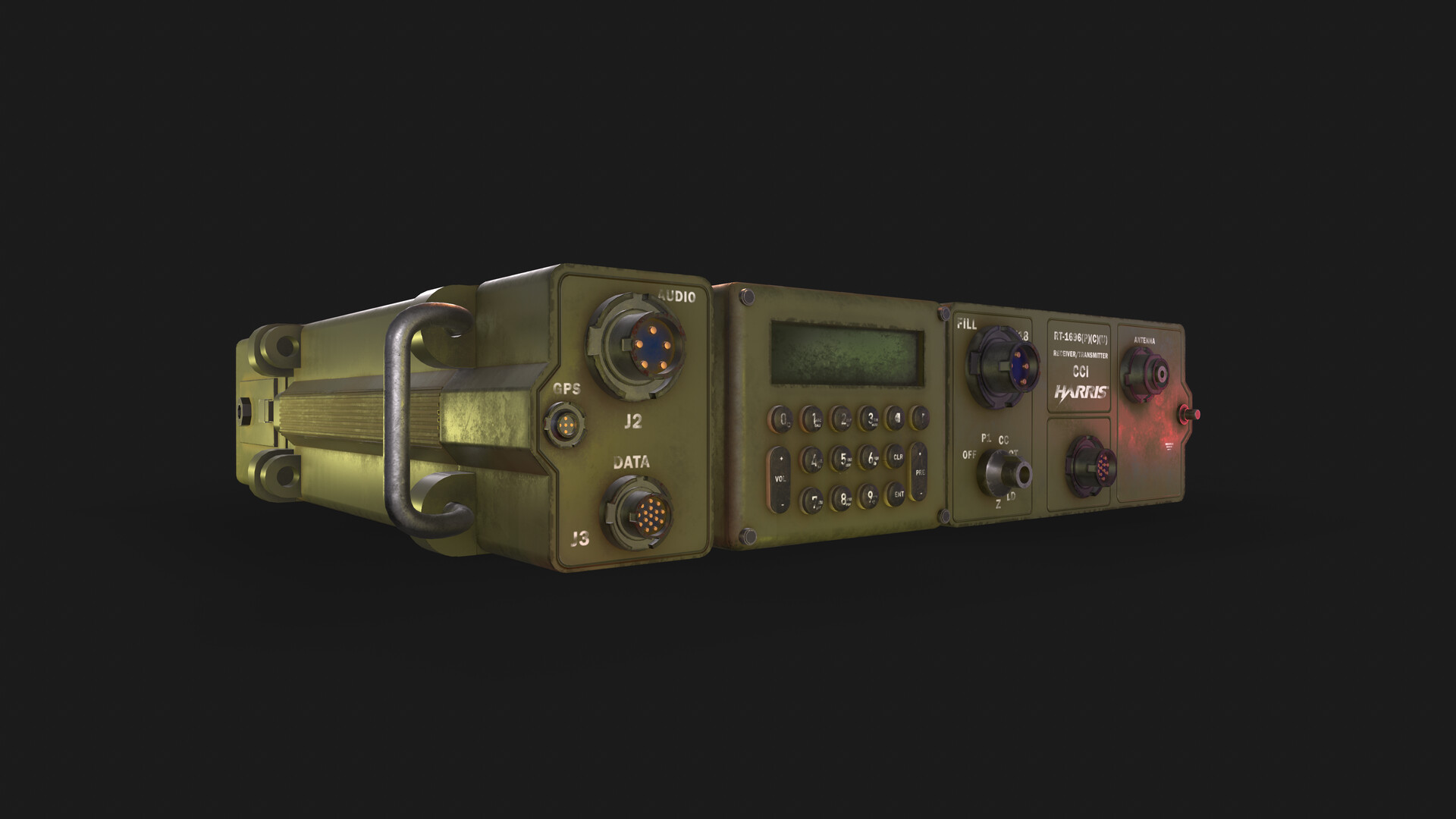 ArtStation - Harris Military Radio RF-5880h