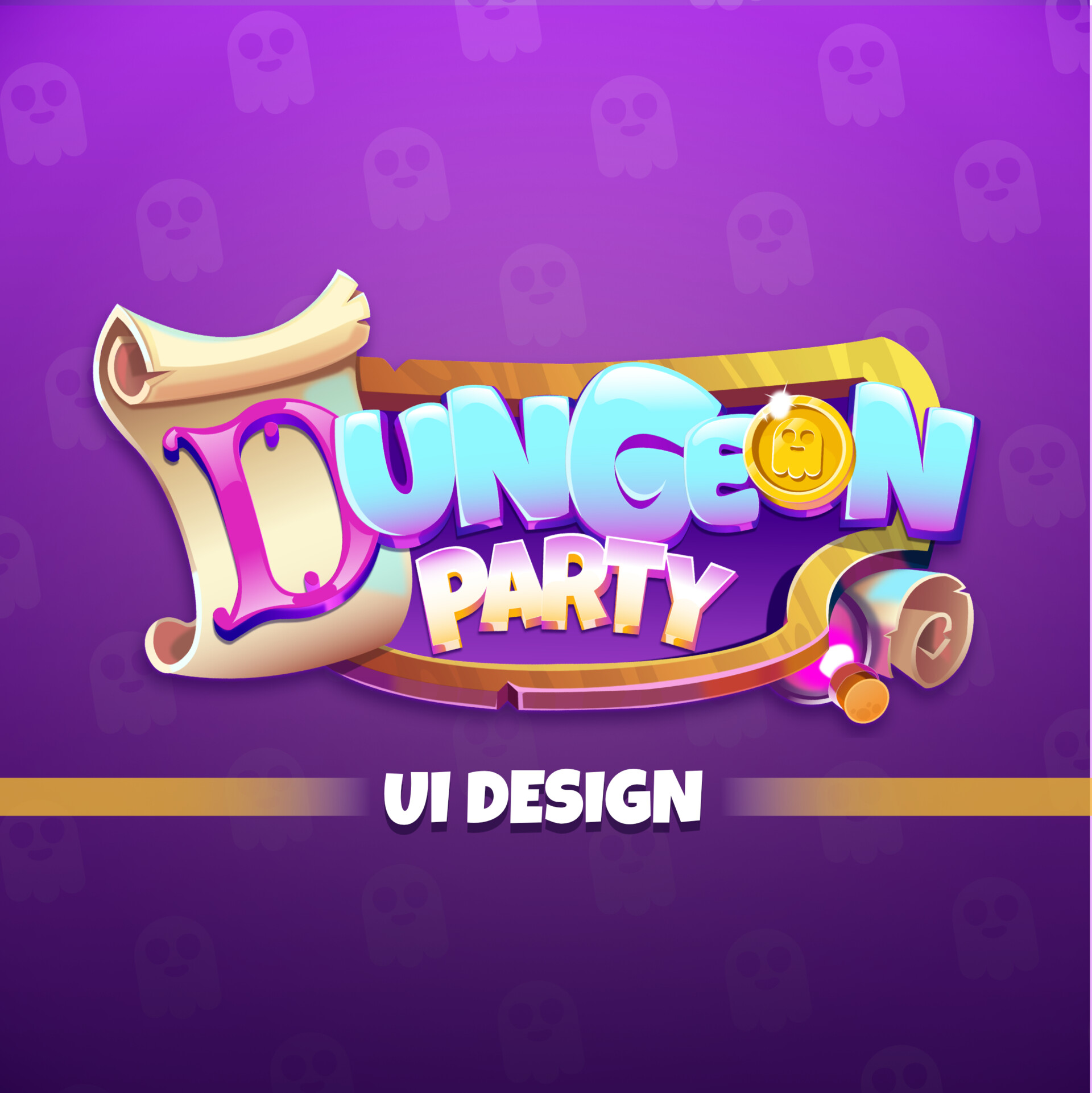 ArtStation - Dungeon Party UI