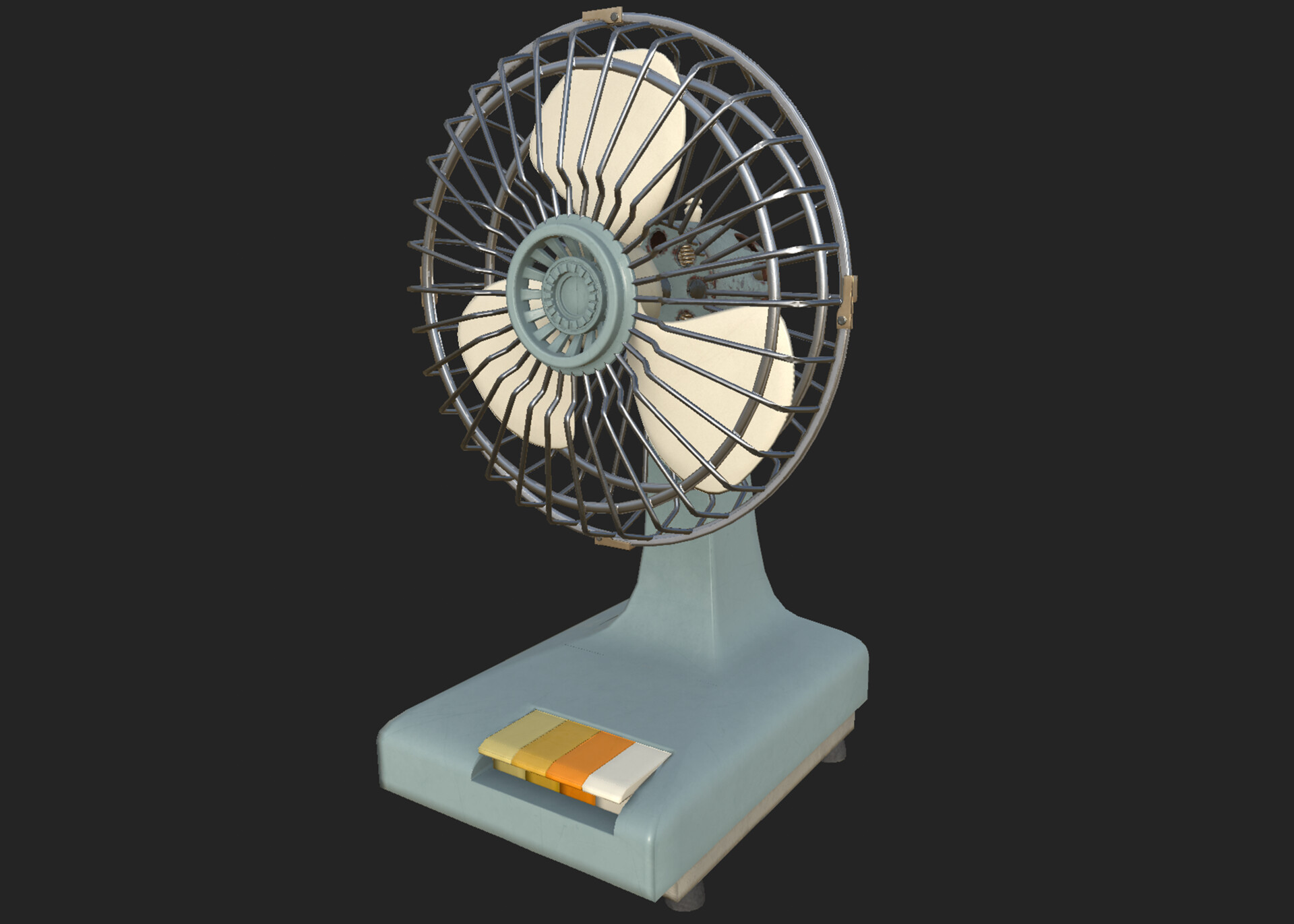 ArtStation - Retro Desk Fan