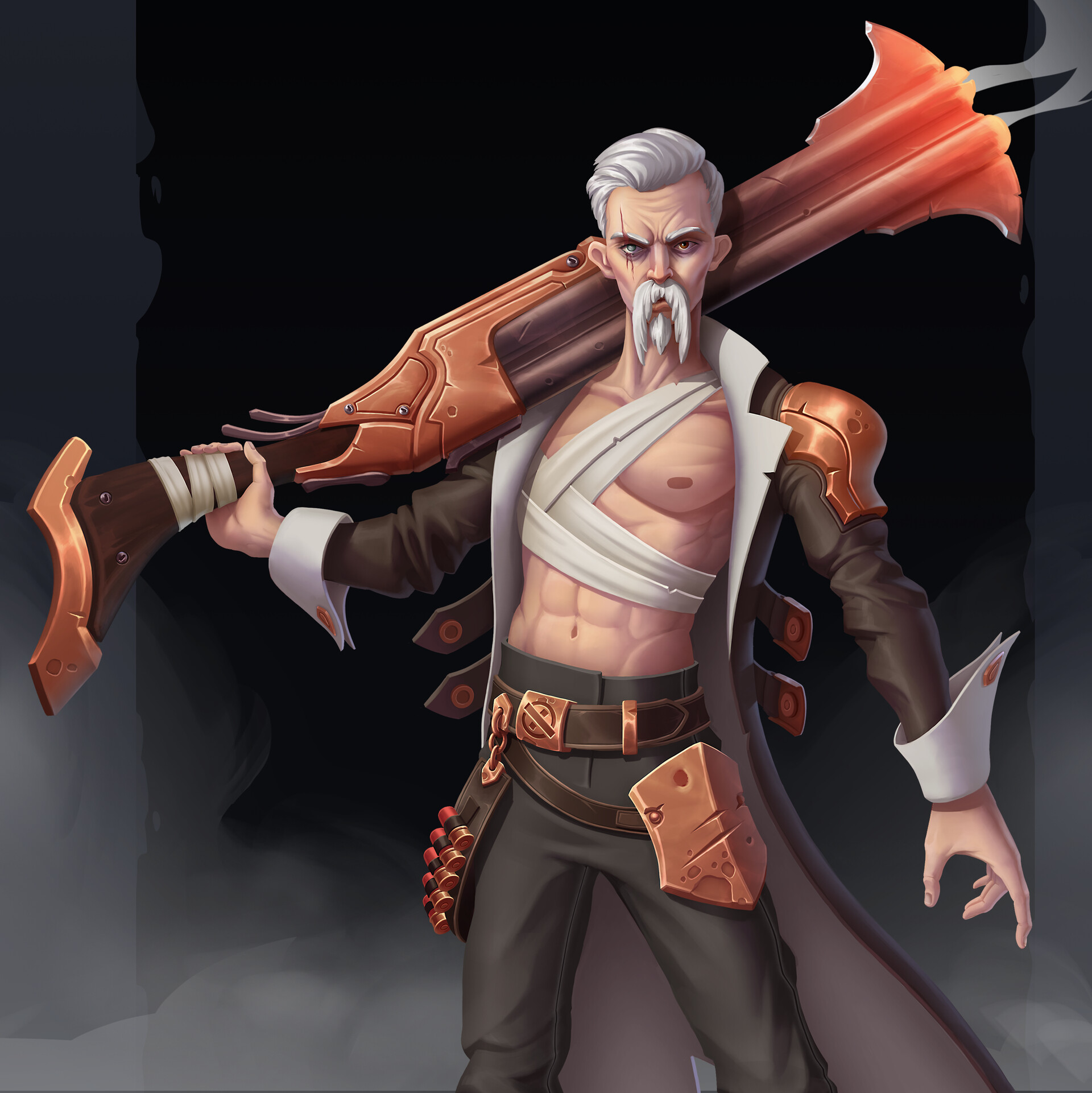 ArtStation - Old rebel - character concept art