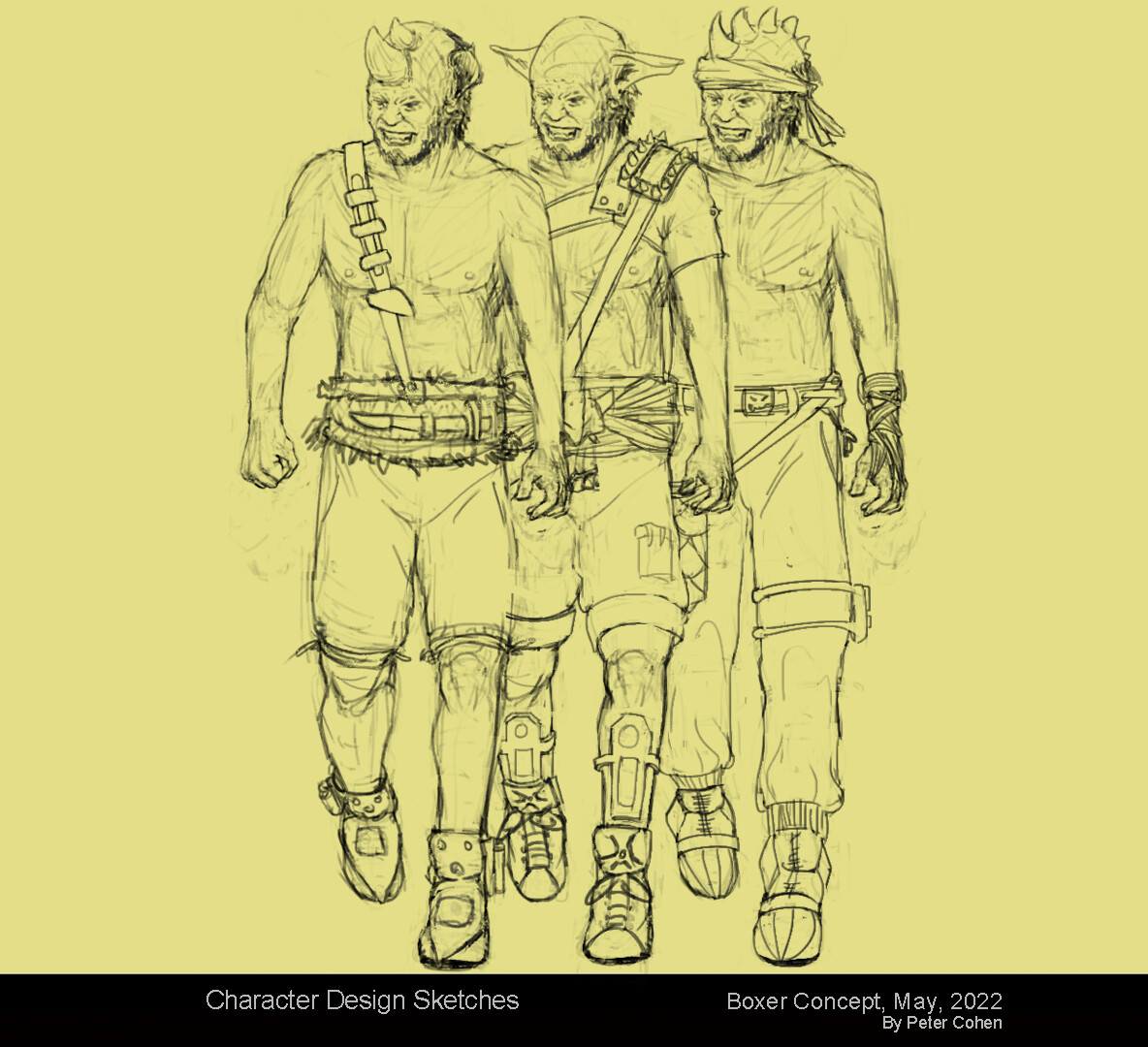 ArtStation - Fighter Character Concept