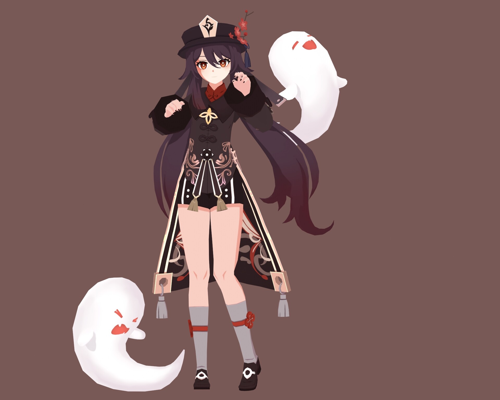 ArtStation - Genshin Hodu 3D Character modeling