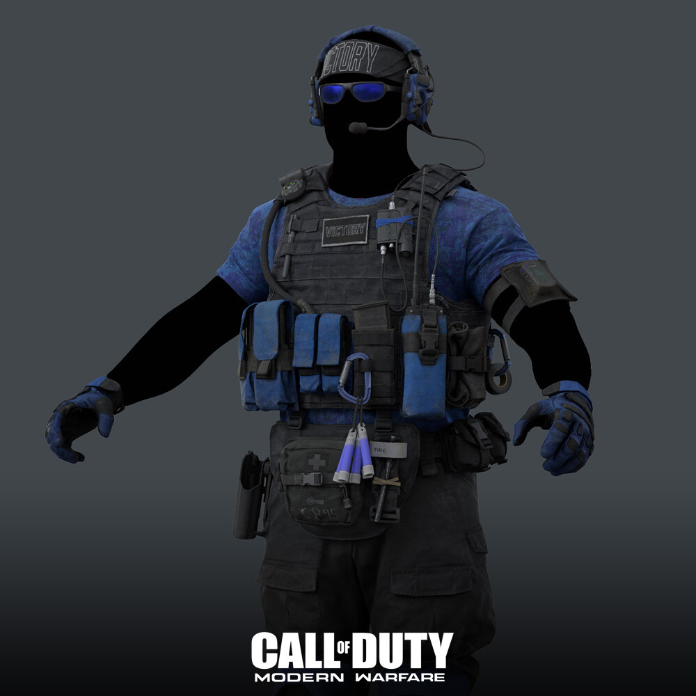 ArtStation - Call of Duty Modern Warfare - dday skin