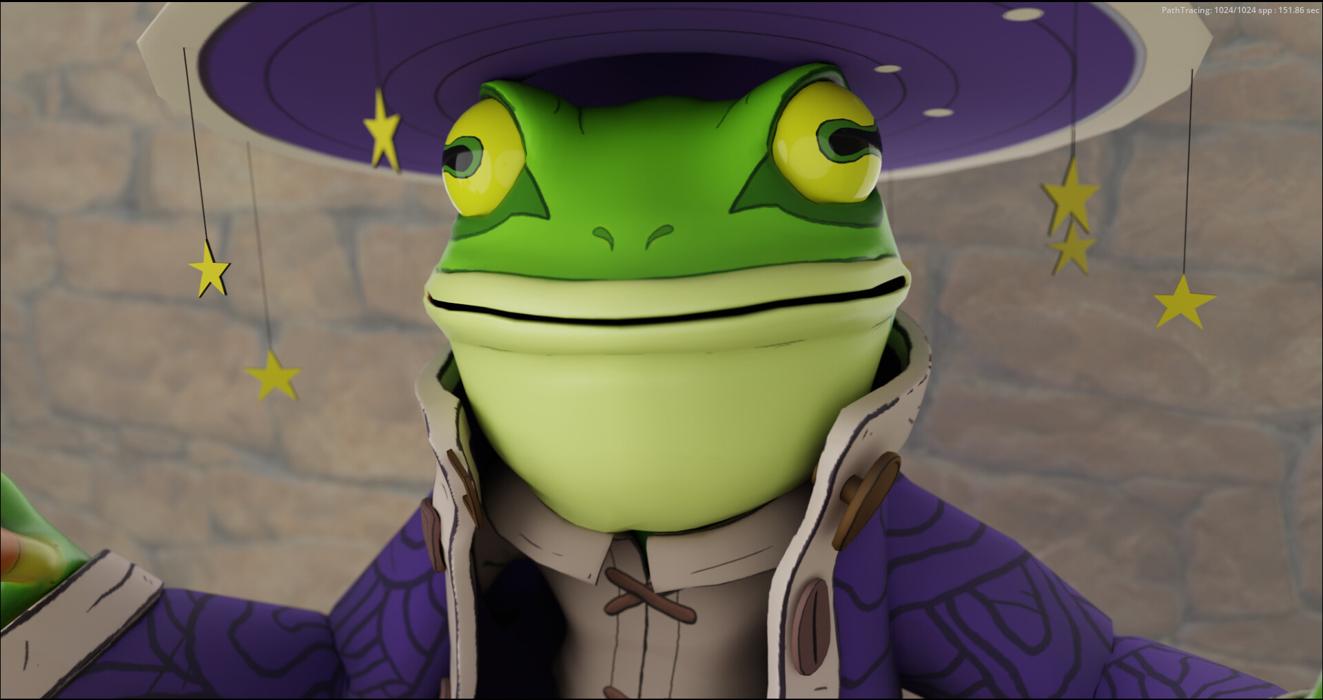 ArtStation - Fantasy Frog Wizard Game Character