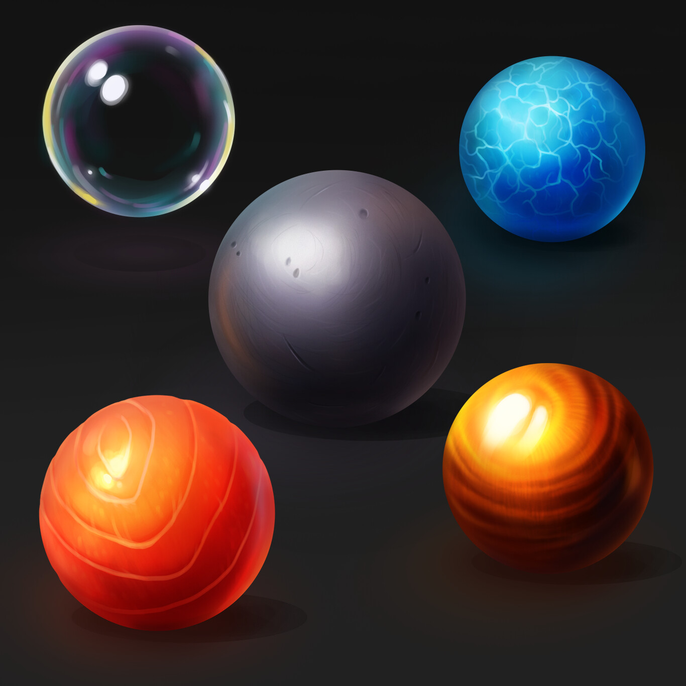 ArtStation - Materials Render - Balls