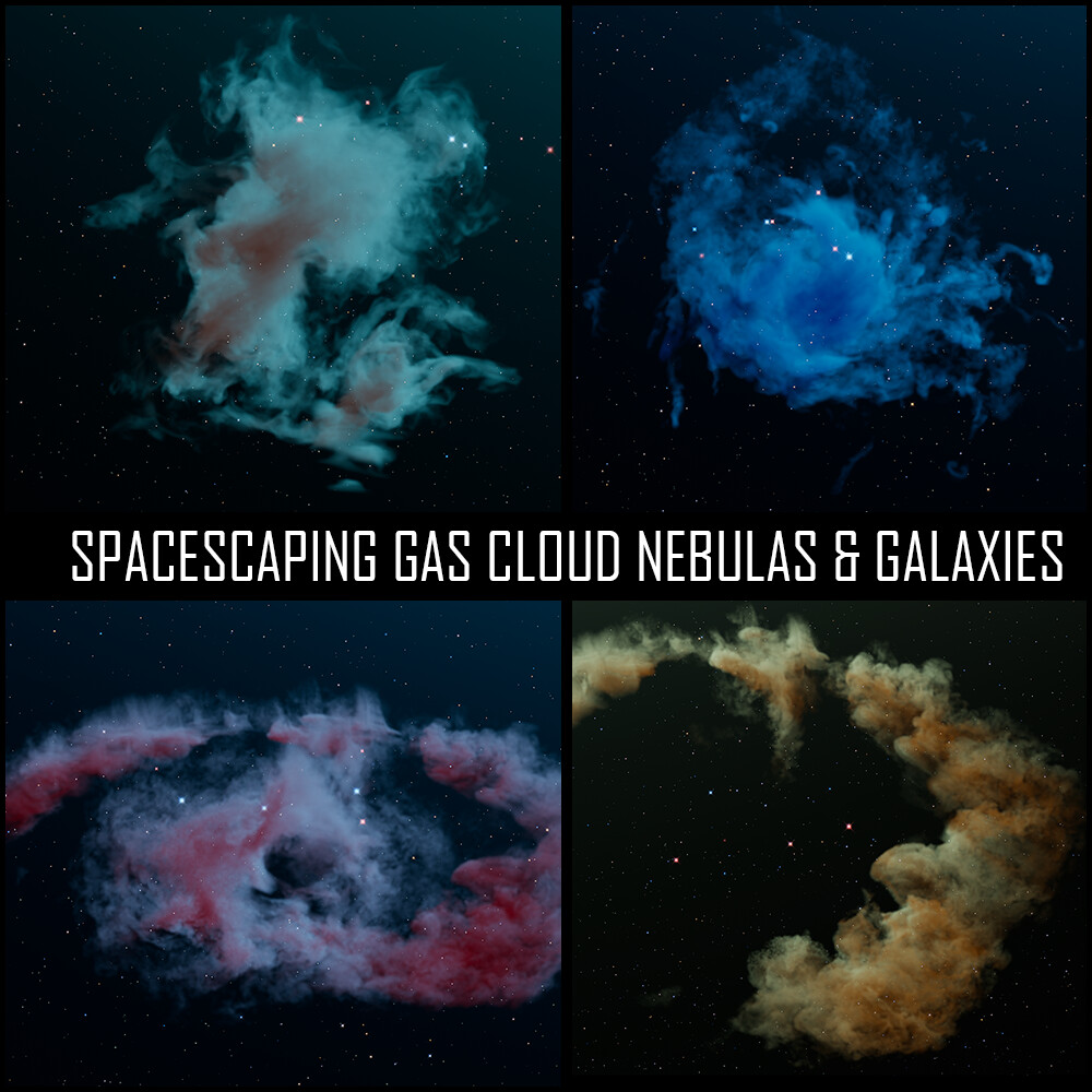 ArtStation - RealtimeVFX Sketch: Spacescaping Gas Cloud Nebulas and ...