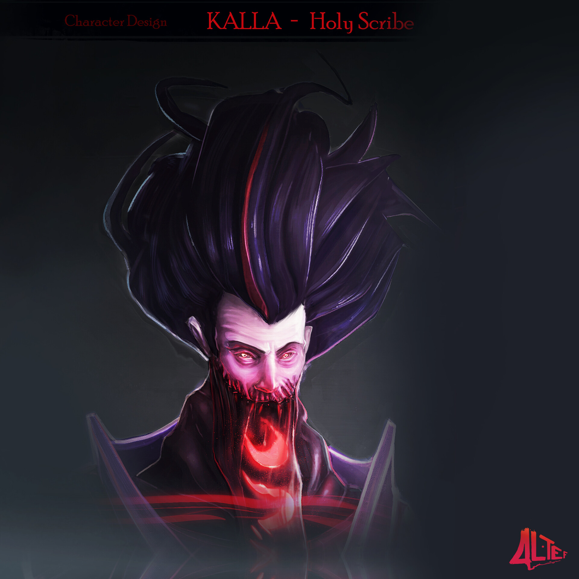 ArtStation - Kalla the Holy Scribe