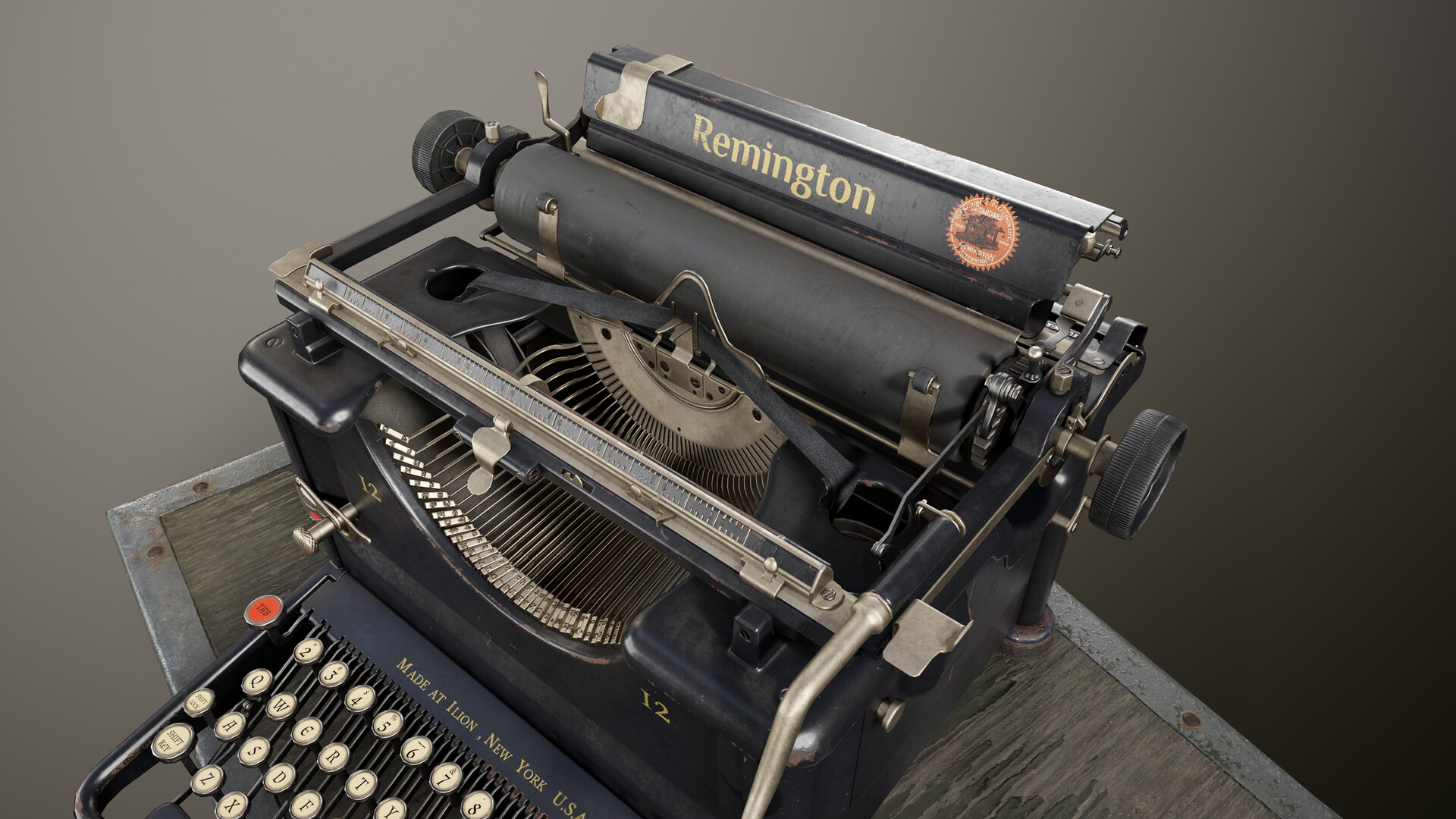 ArtStation - Remington Standard No. 12 Typewriter