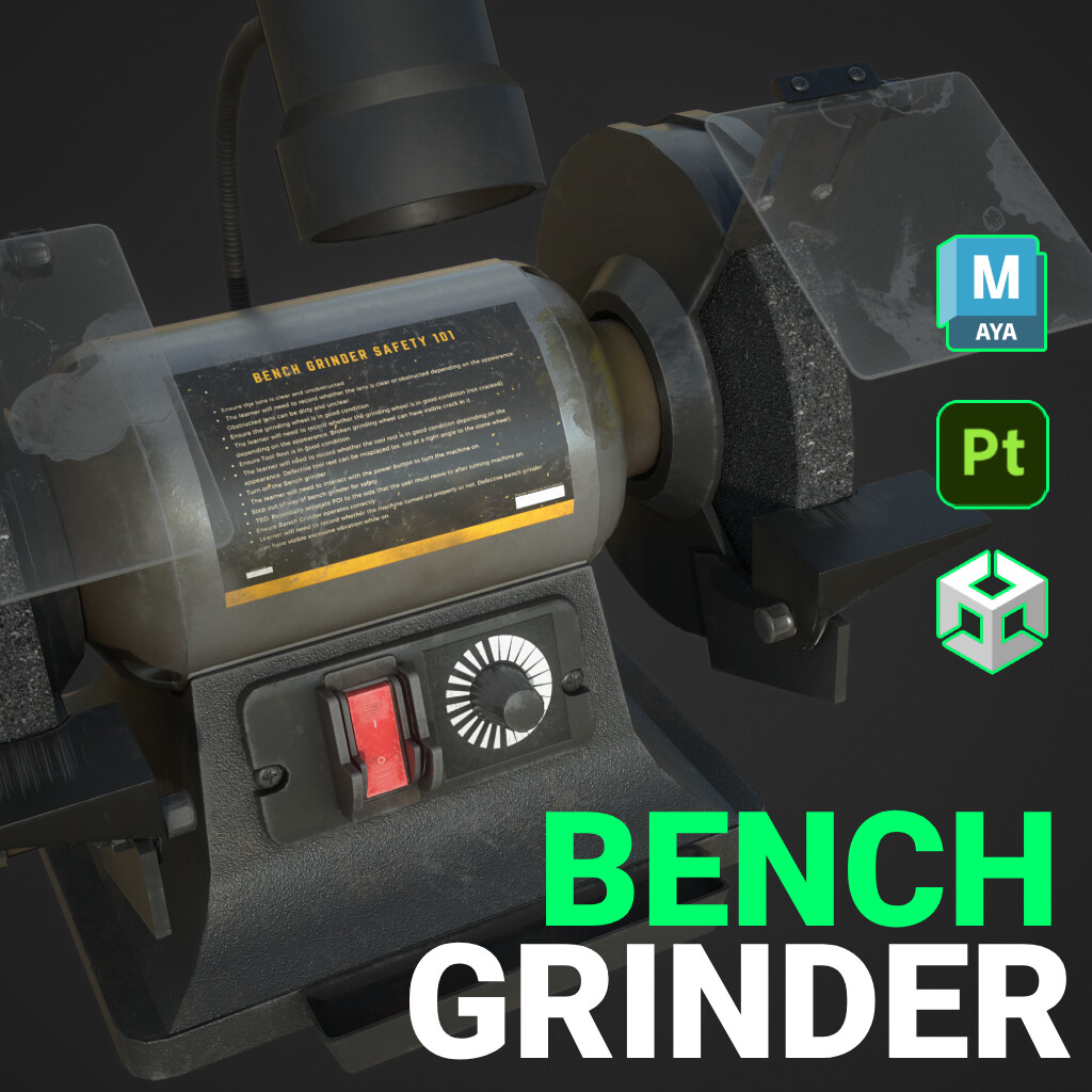 ArtStation - Bench Grinder