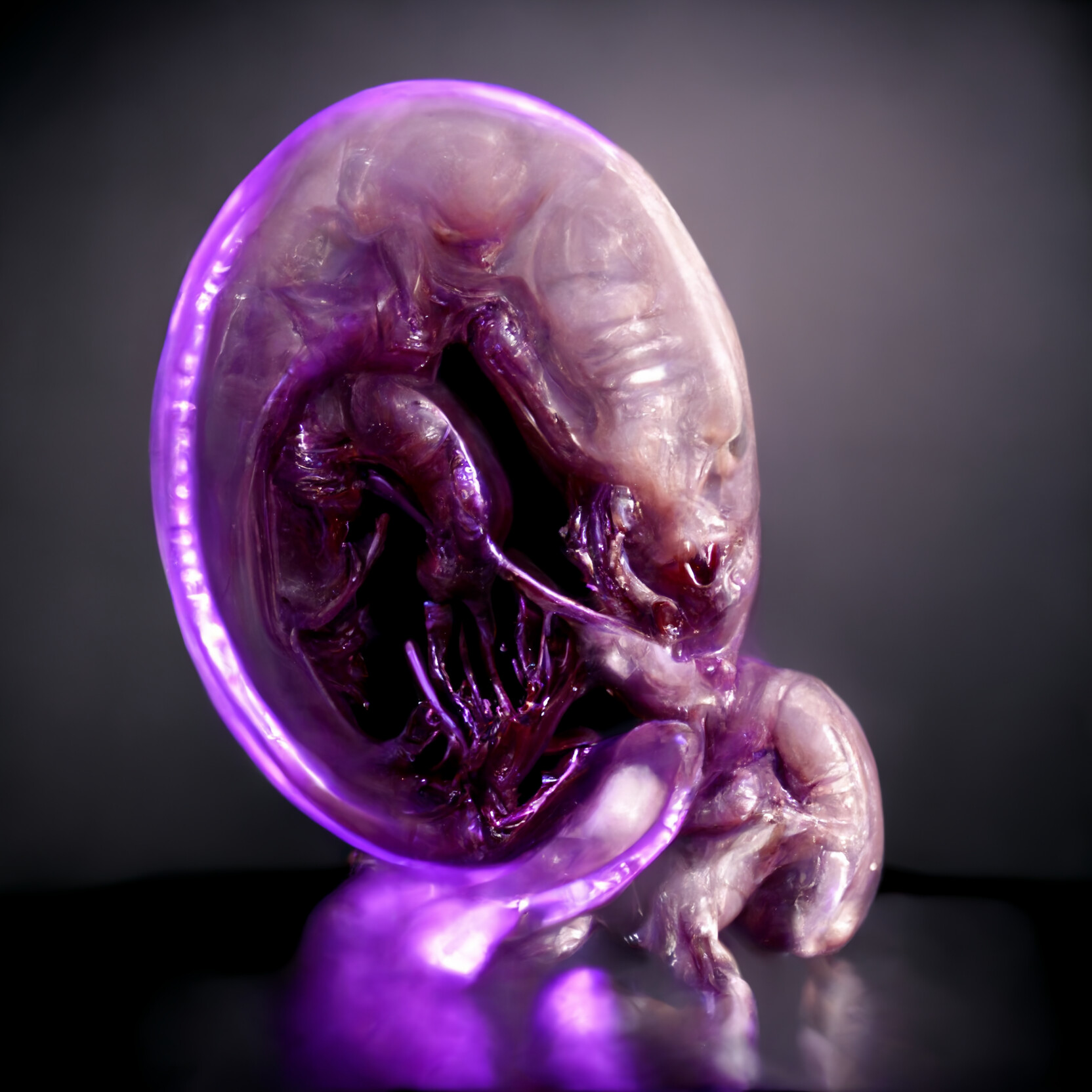 ArtStation - Embryo Hybrid Xenomorph