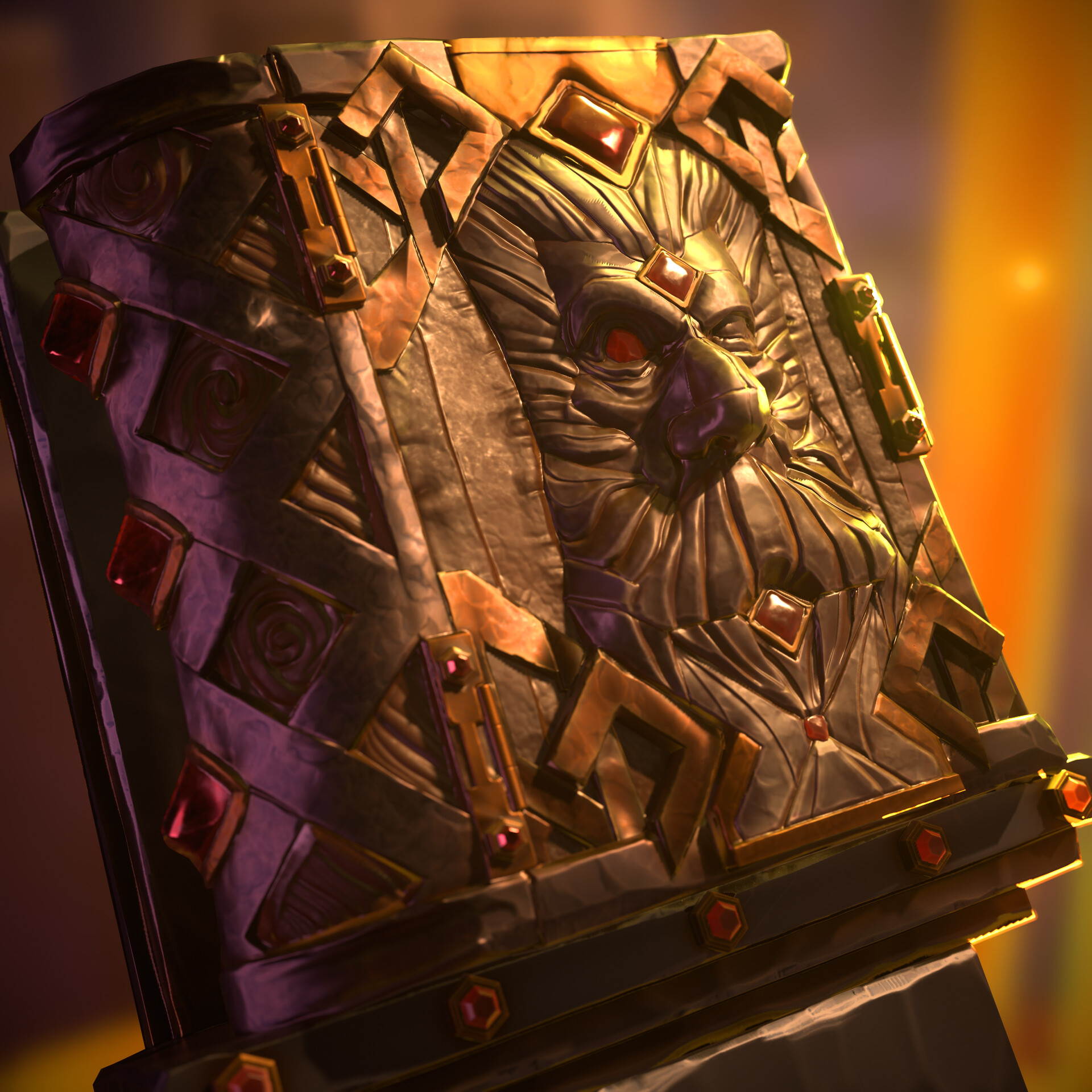 ArtStation - Stylized Dwarf Grimoire