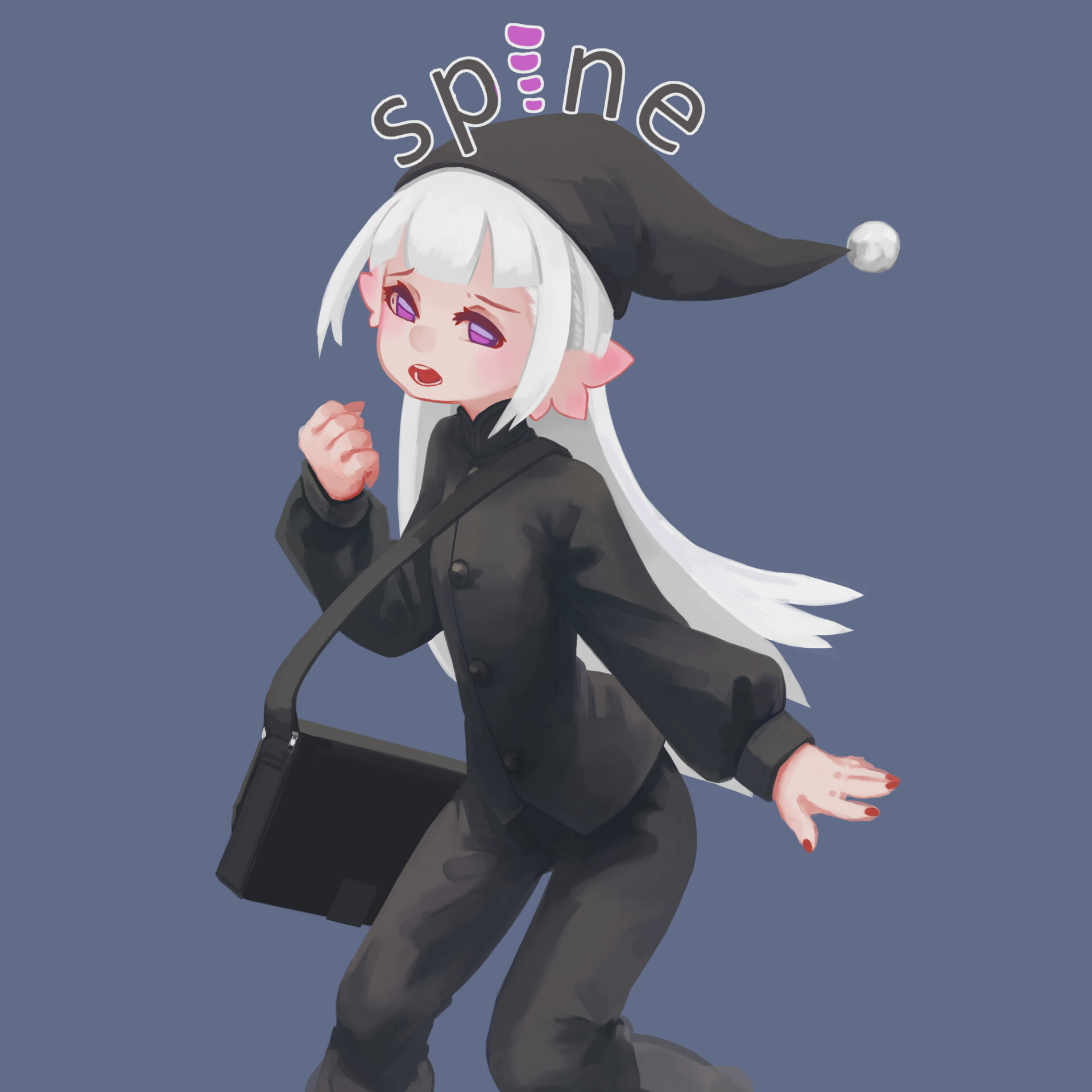 ArtStation - Cute girl Idle