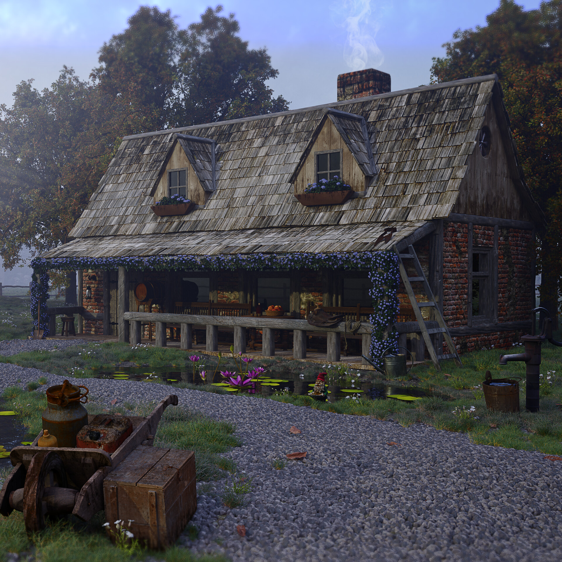 ArtStation - Old Farm 08:00 AM - 00:00