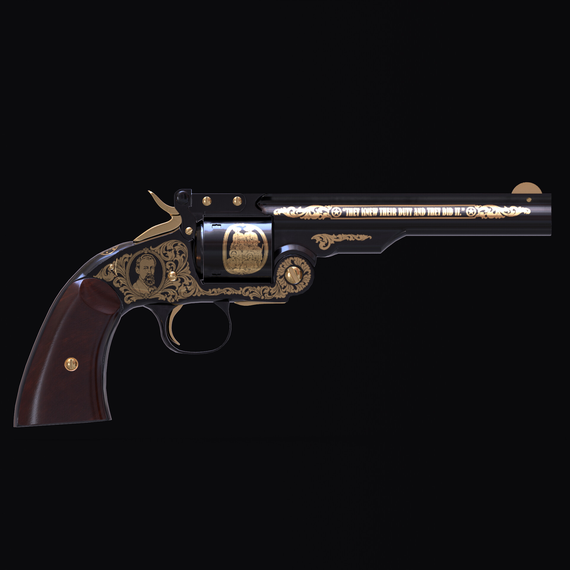 ArtStation - Texas Ranger Revolver