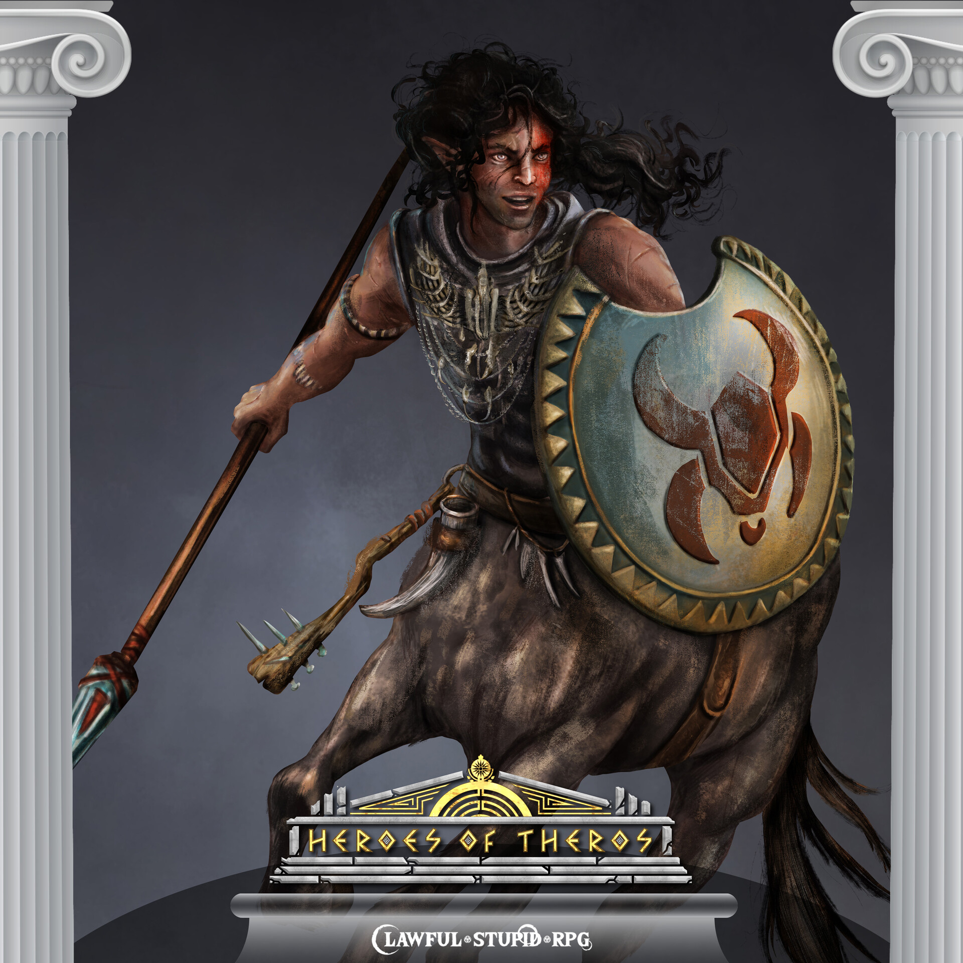 ArtStation - Centaur cleric - Heroes of Theros