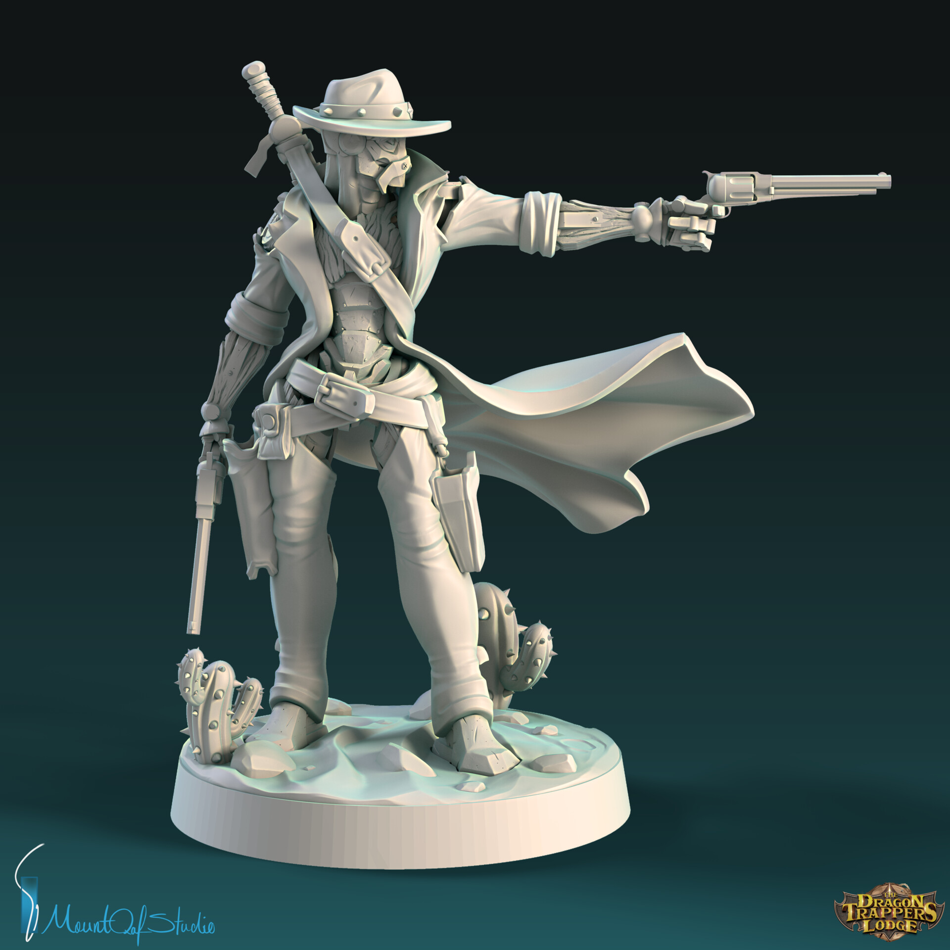 ArtStation - WarForged CowBoys (The Gunslinger Lodge)