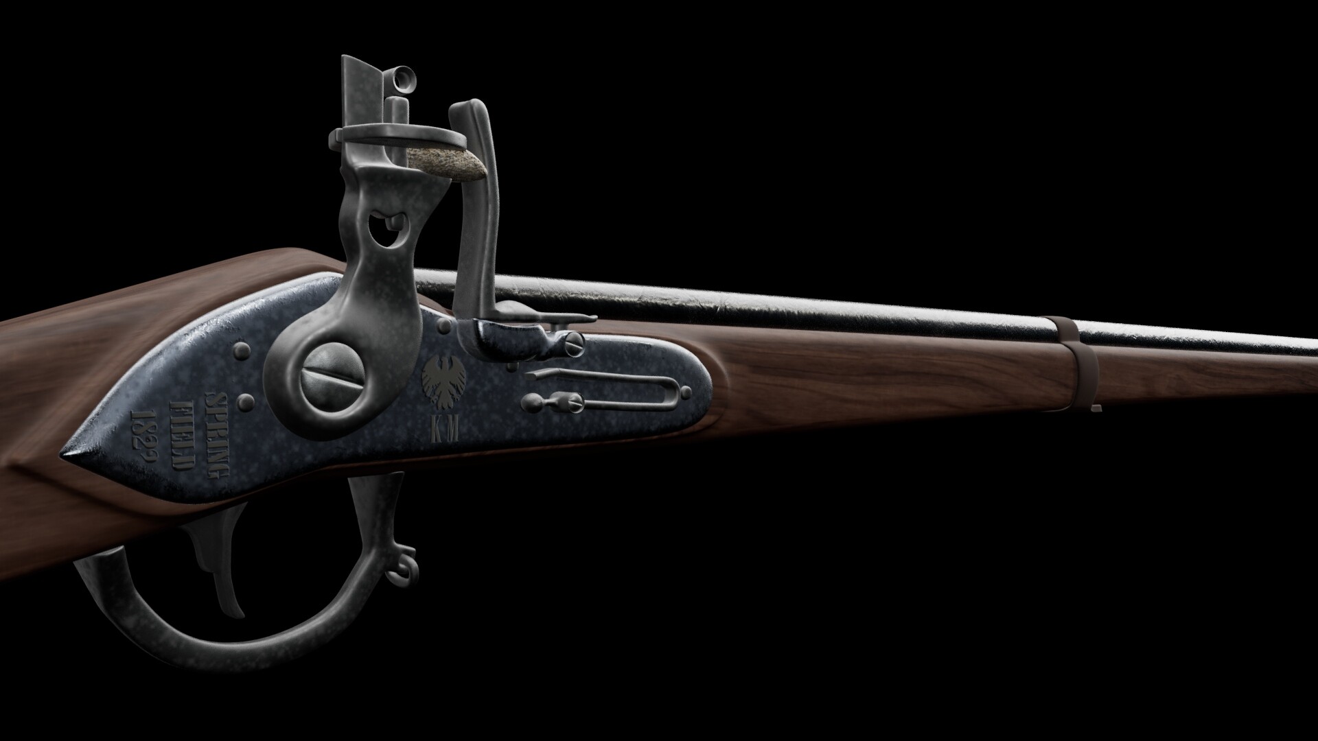 ArtStation - French Model 1822 Musket