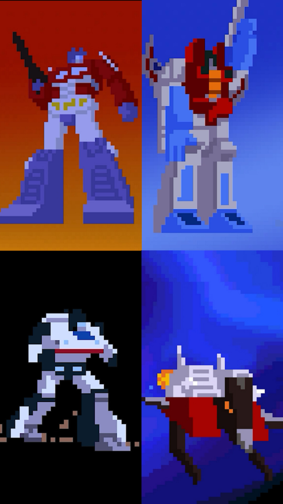 ArtStation - Pixelart Transformers Commercial Bumpers
