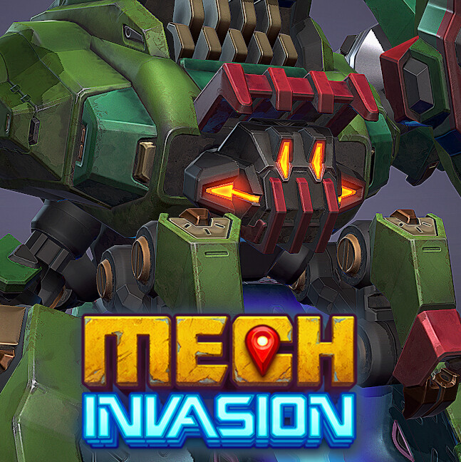 ArtStation - MECH INVASION - Mech model STRONG2_Rar 63P
