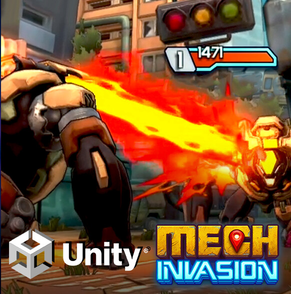 ArtStation - Robot Range Attack VFX