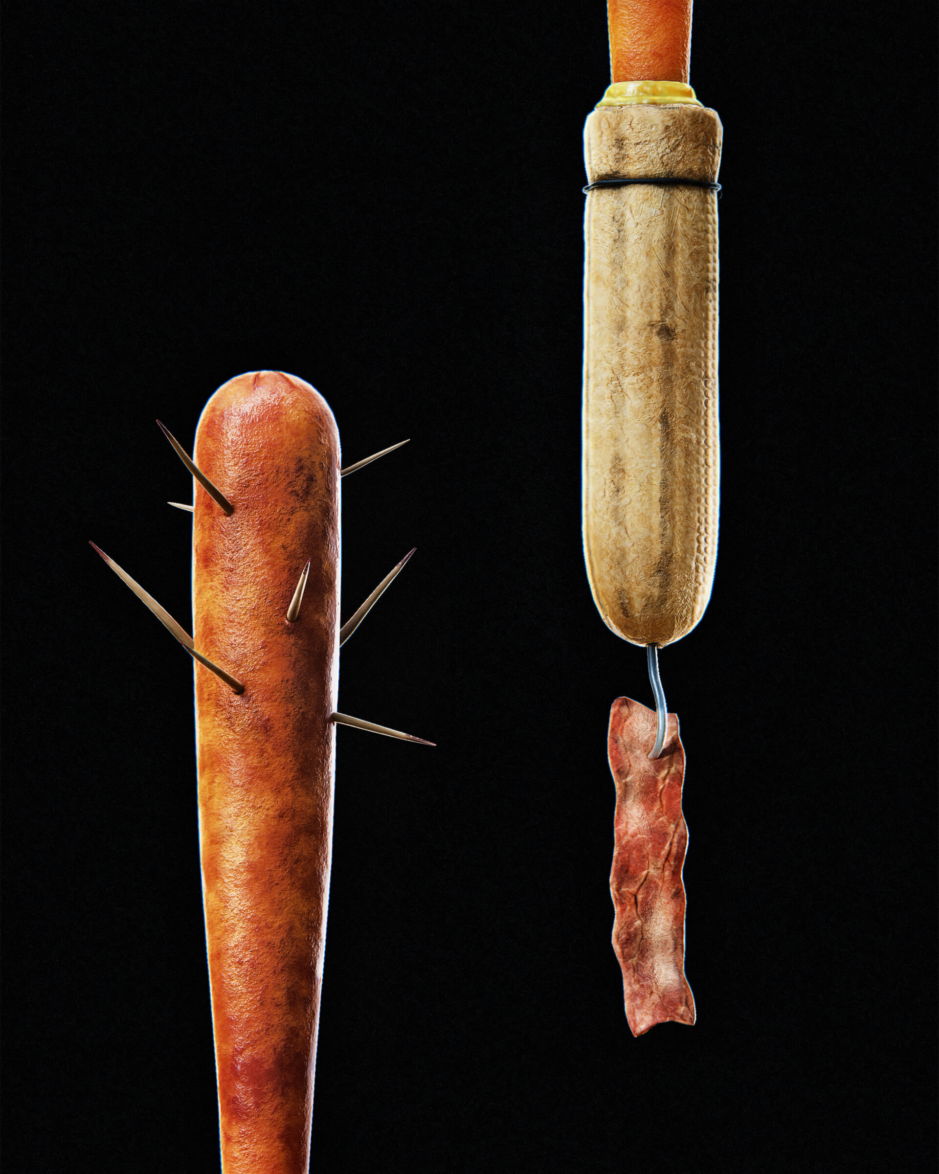 ArtStation - Hot Dog Bat