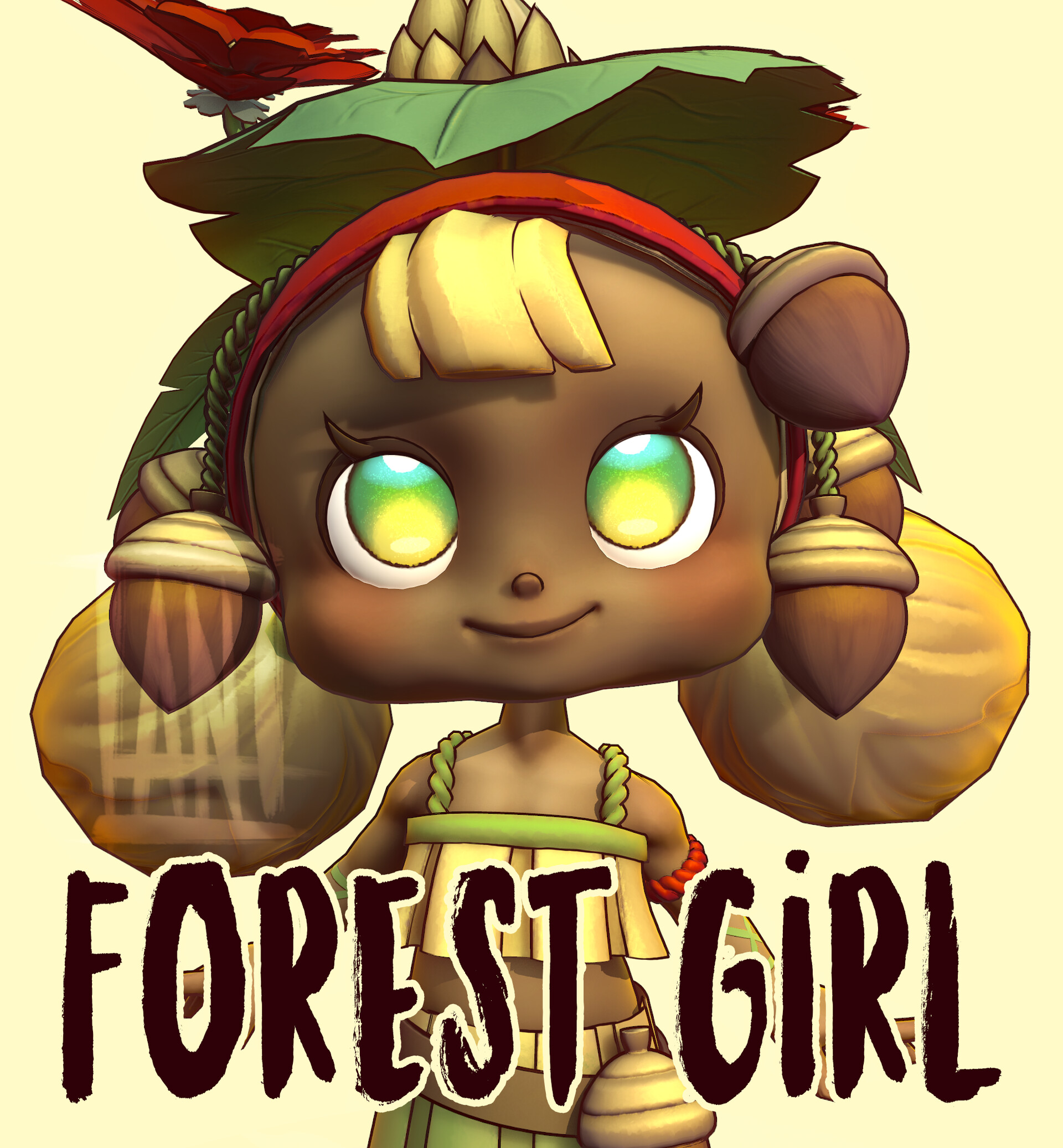 ArtStation - Forest Girl (concept by Maniani)