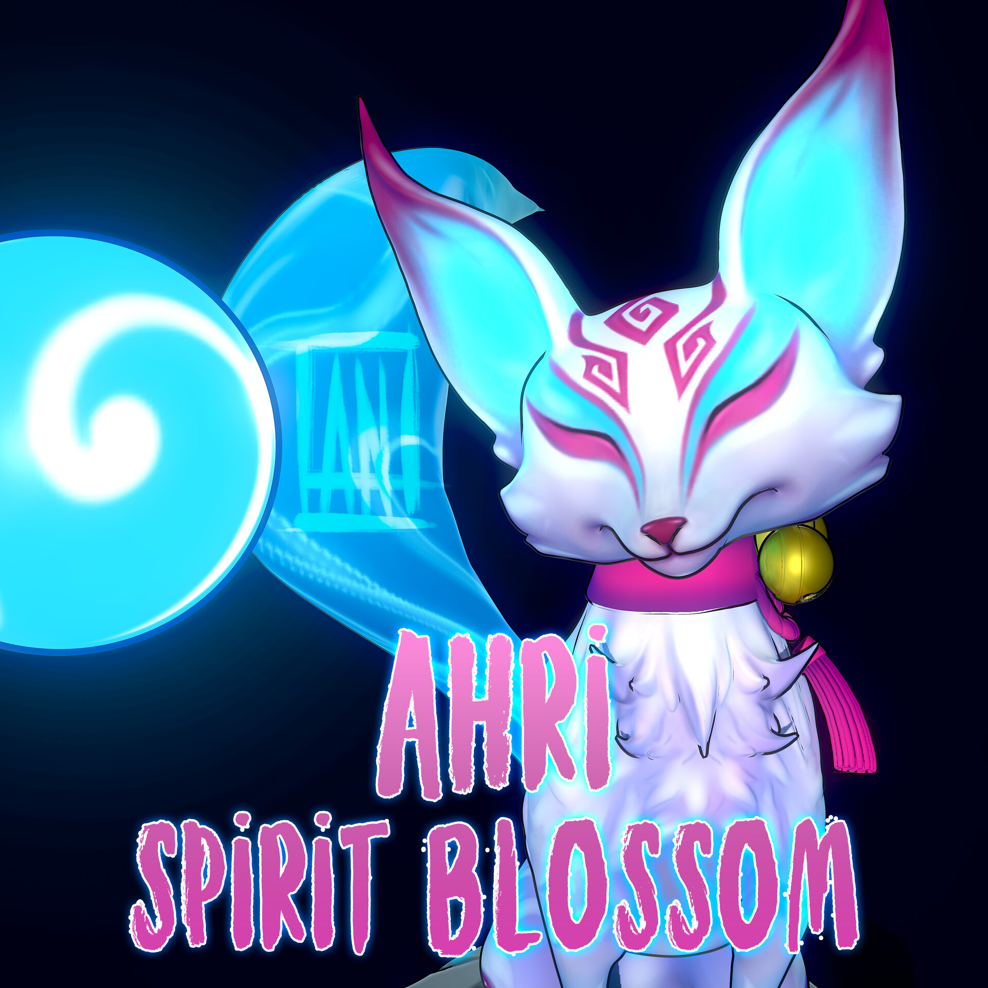 ArtStation - | AHRI | Fox form, from League of Legends