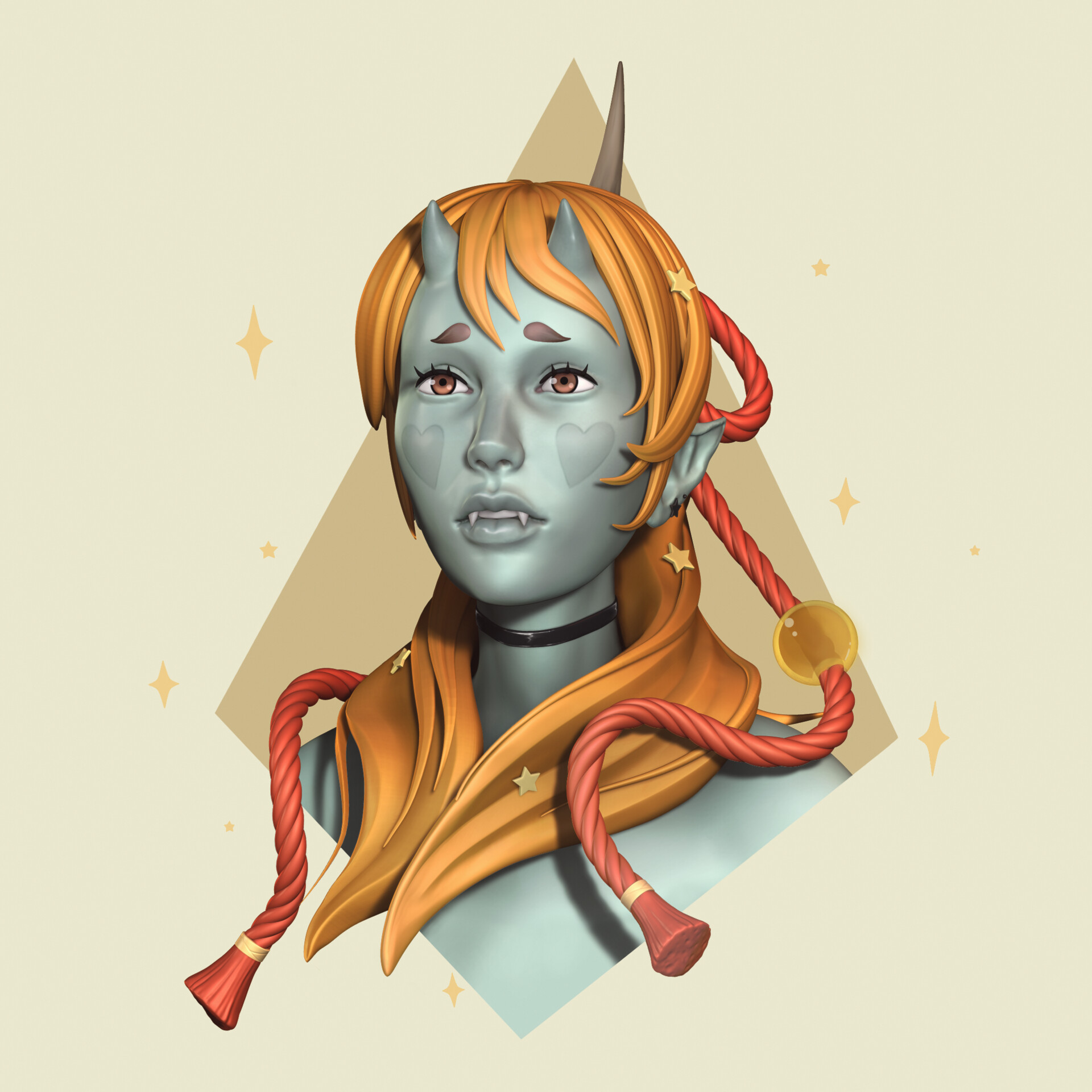 ArtStation - Yokai Girl
