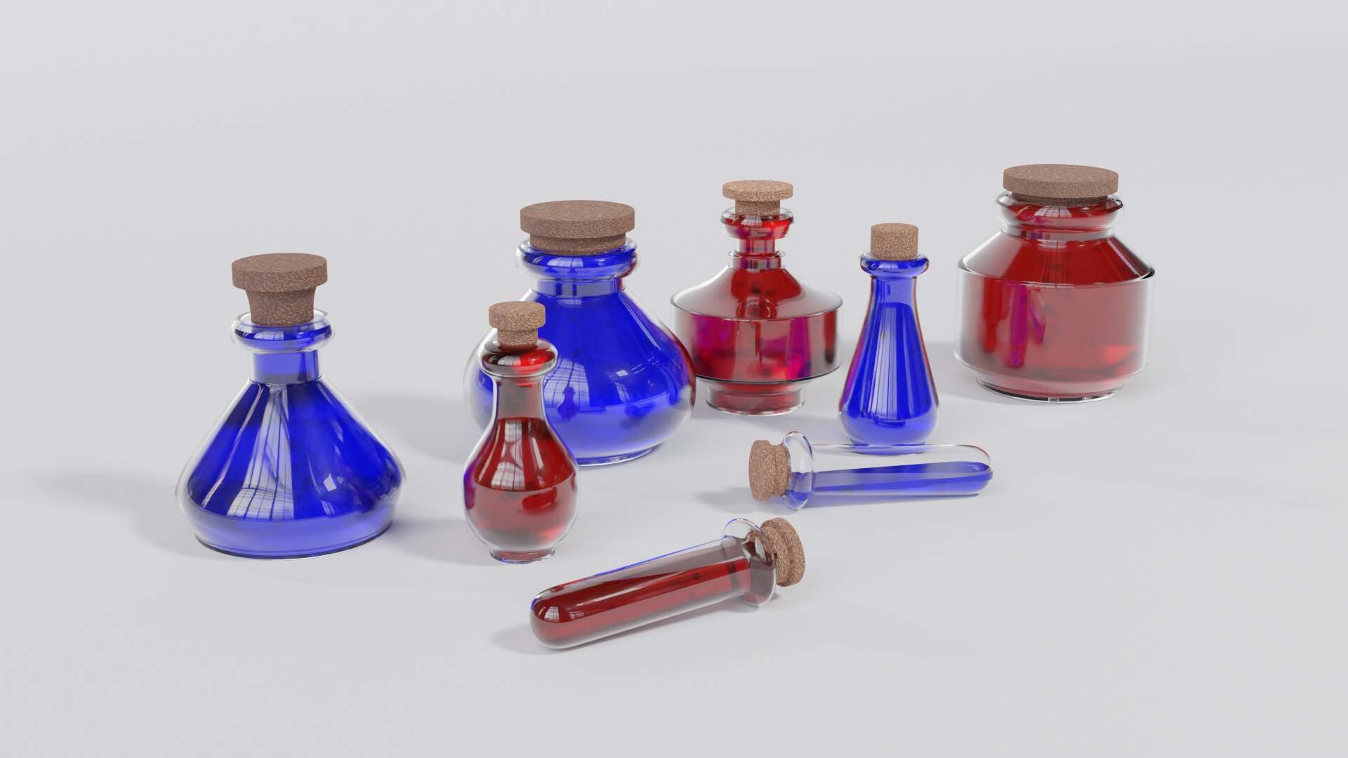 ArtStation - Dungeon Siege - Fanmade potions