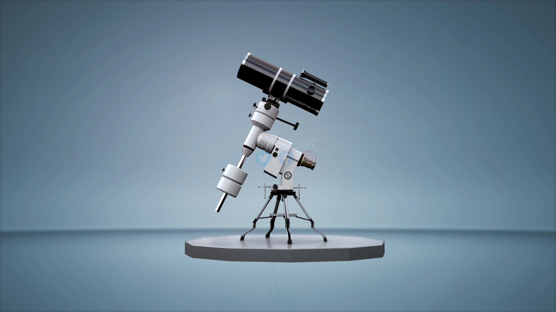 ArtStation - German Equatorial Mount