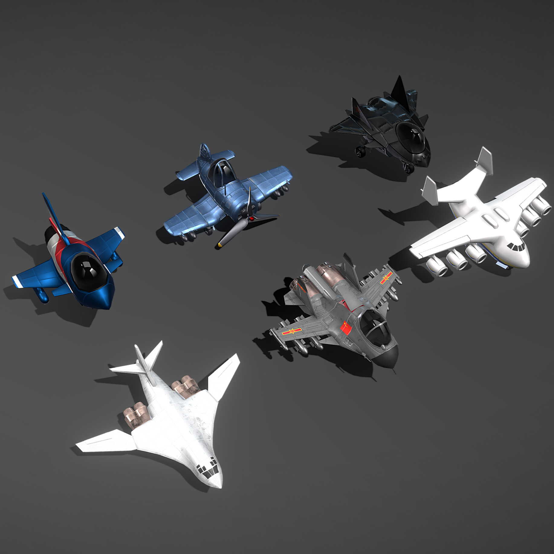 ArtStation - Cartoon Planes - Downloadable