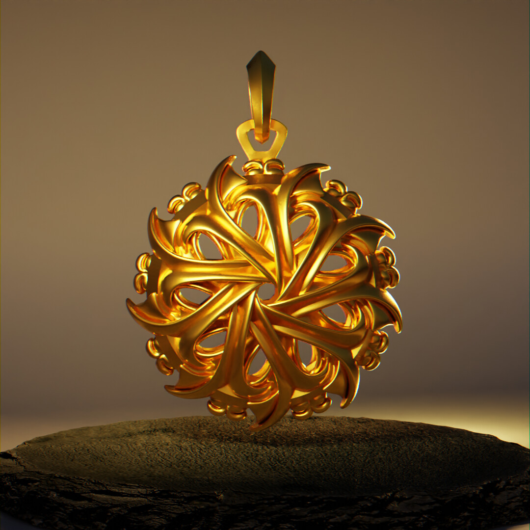 ArtStation - Sun Pendant Animation