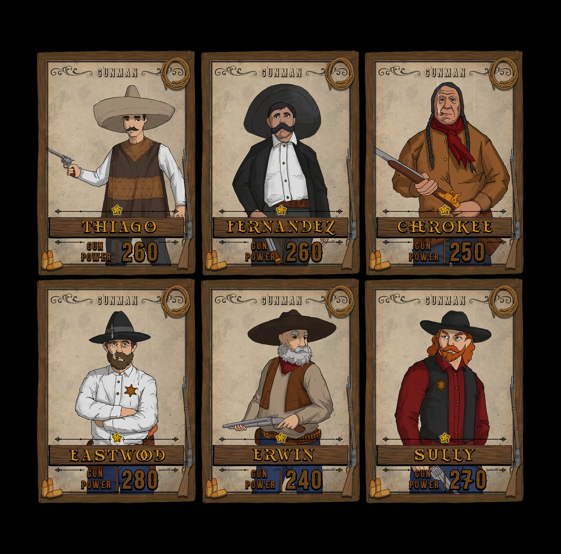 ArtStation - Gunman Characters