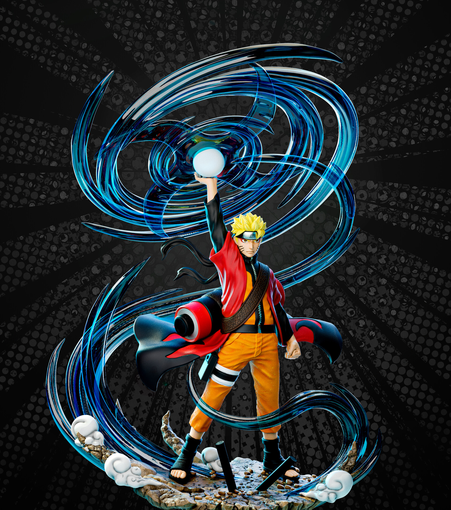 ArtStation - Naruto Sage Mode