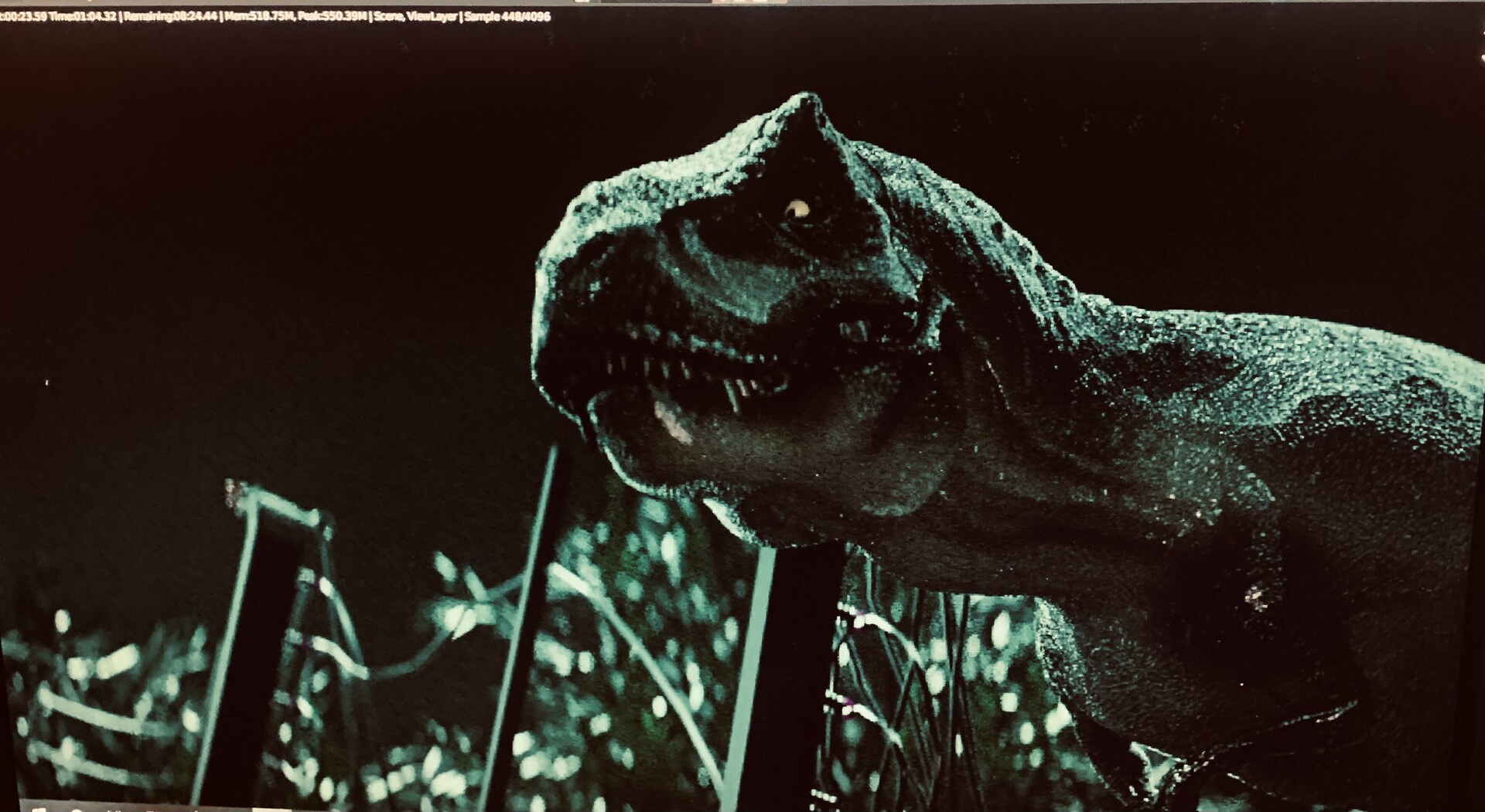 ArtStation - Jurassic park T-rex animation