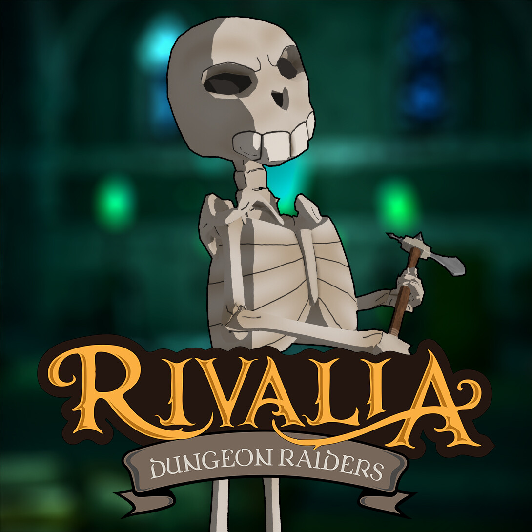 ArtStation - Halberd Skeleton (Rivalia: Dungeon Raiders)