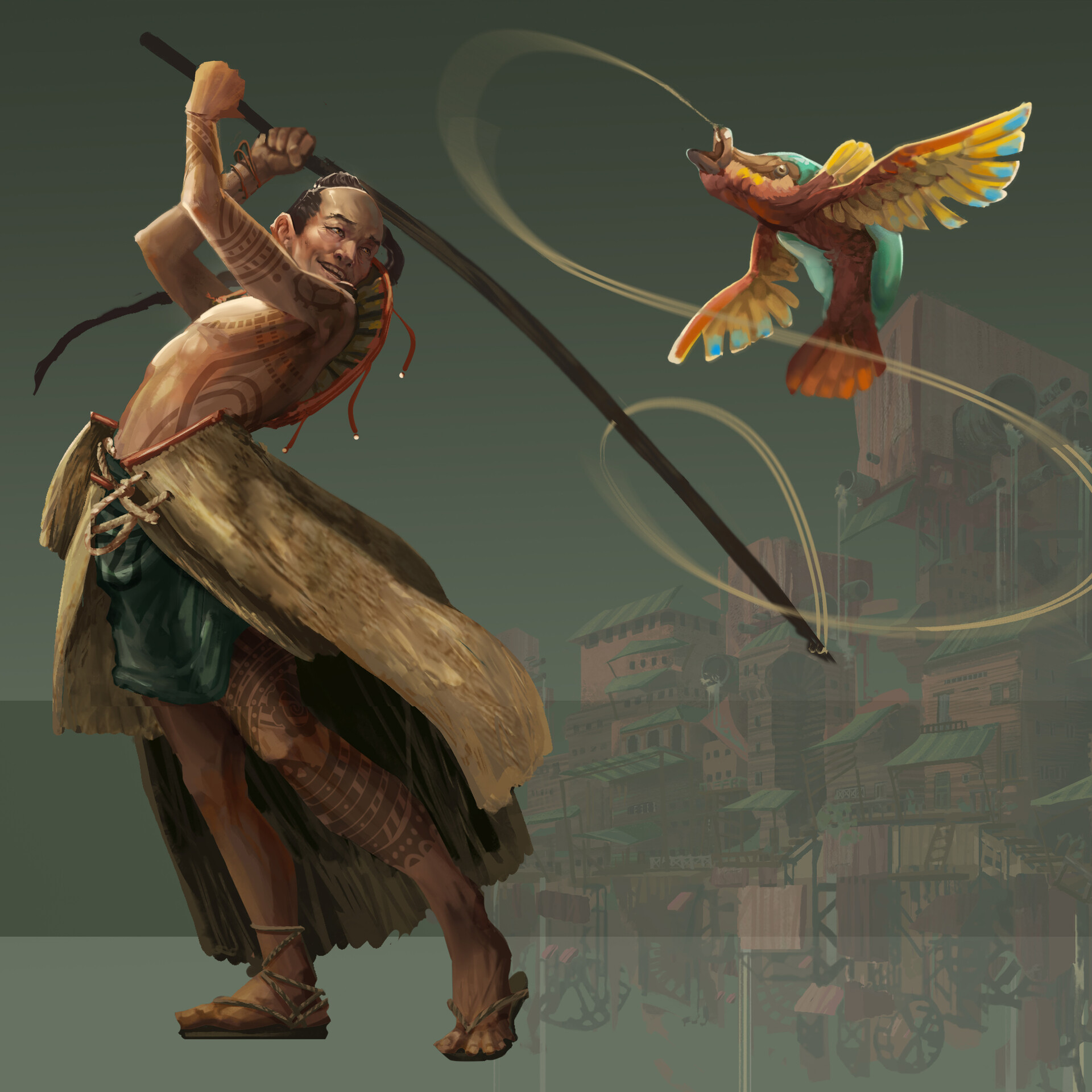 ArtStation - Malakay fisherman